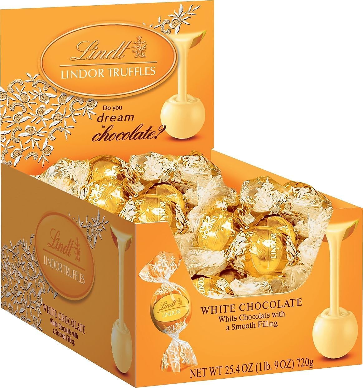Amazon.com: Lindt Chocolate Lindor Truffles, Dark Chocolate, Great for ...