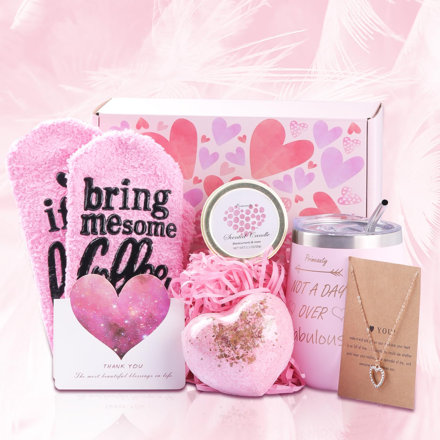 Amazon.com: Gifts for Women Birthday Friendship Themed Gift Basket ...
