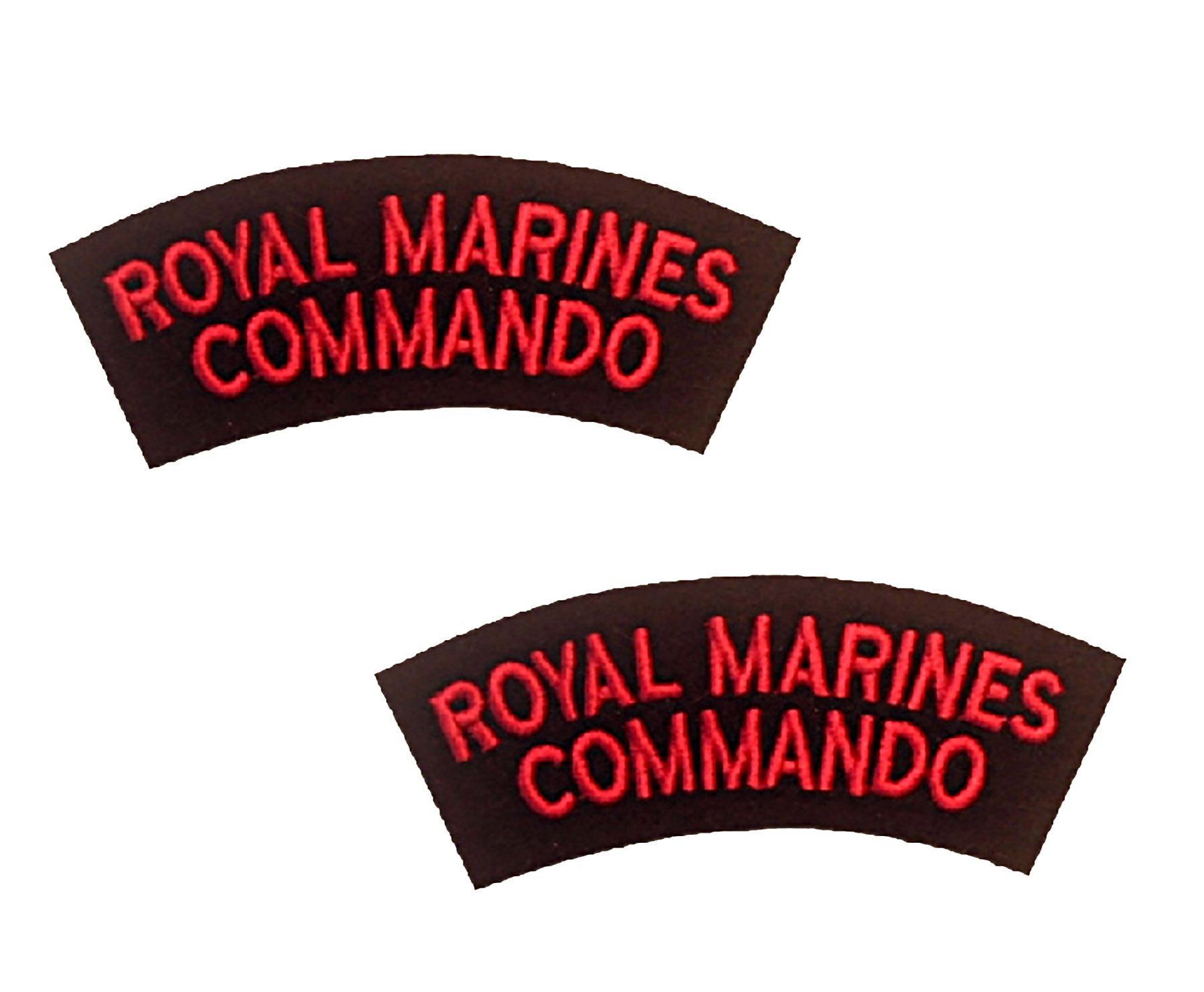 CL Distribution Pair Royal Marines Commando Red and Black Shoulders ...