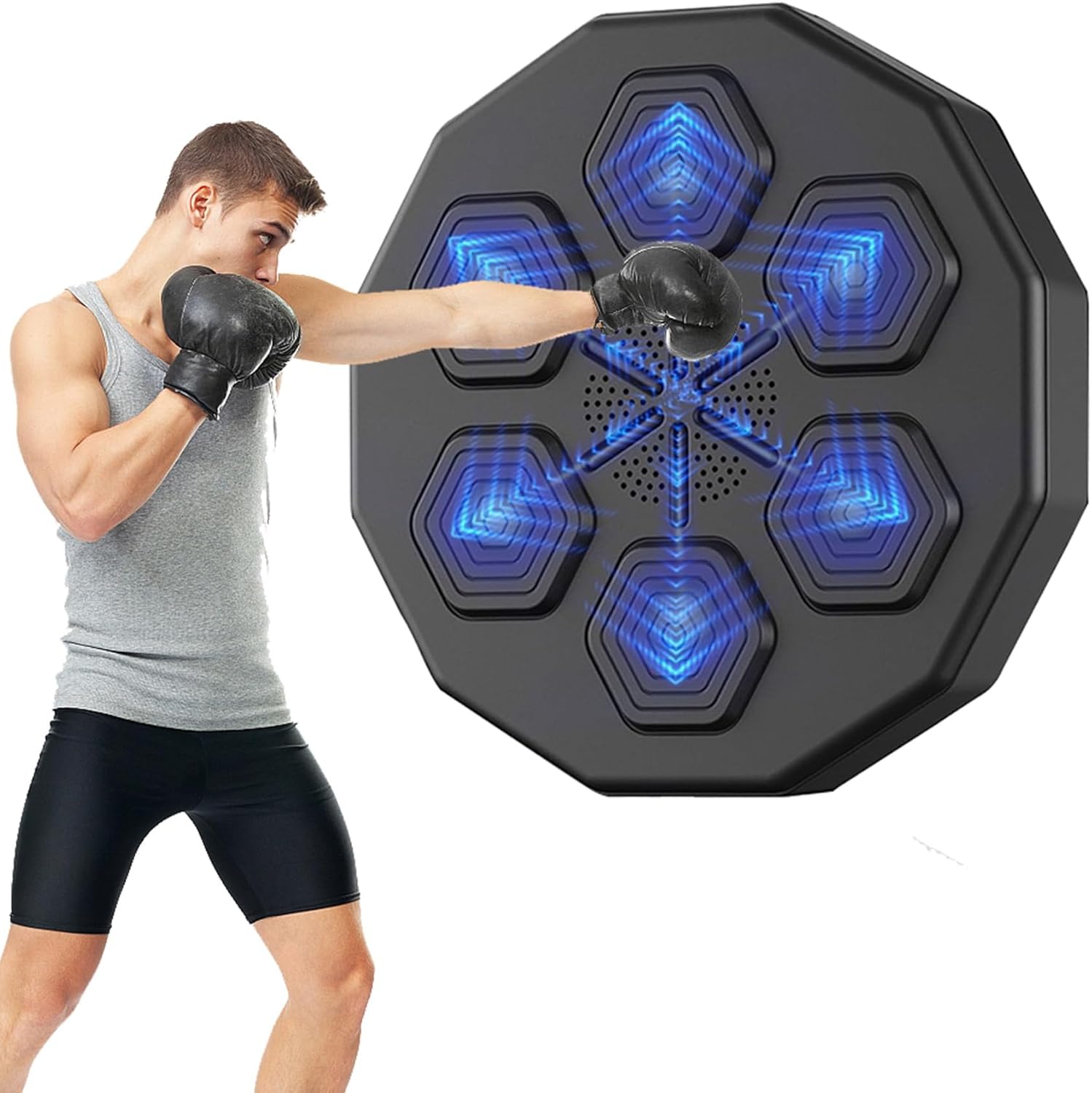 YJLTKL Smart Music Boxing Equipment Punching Pads With LED Light ...