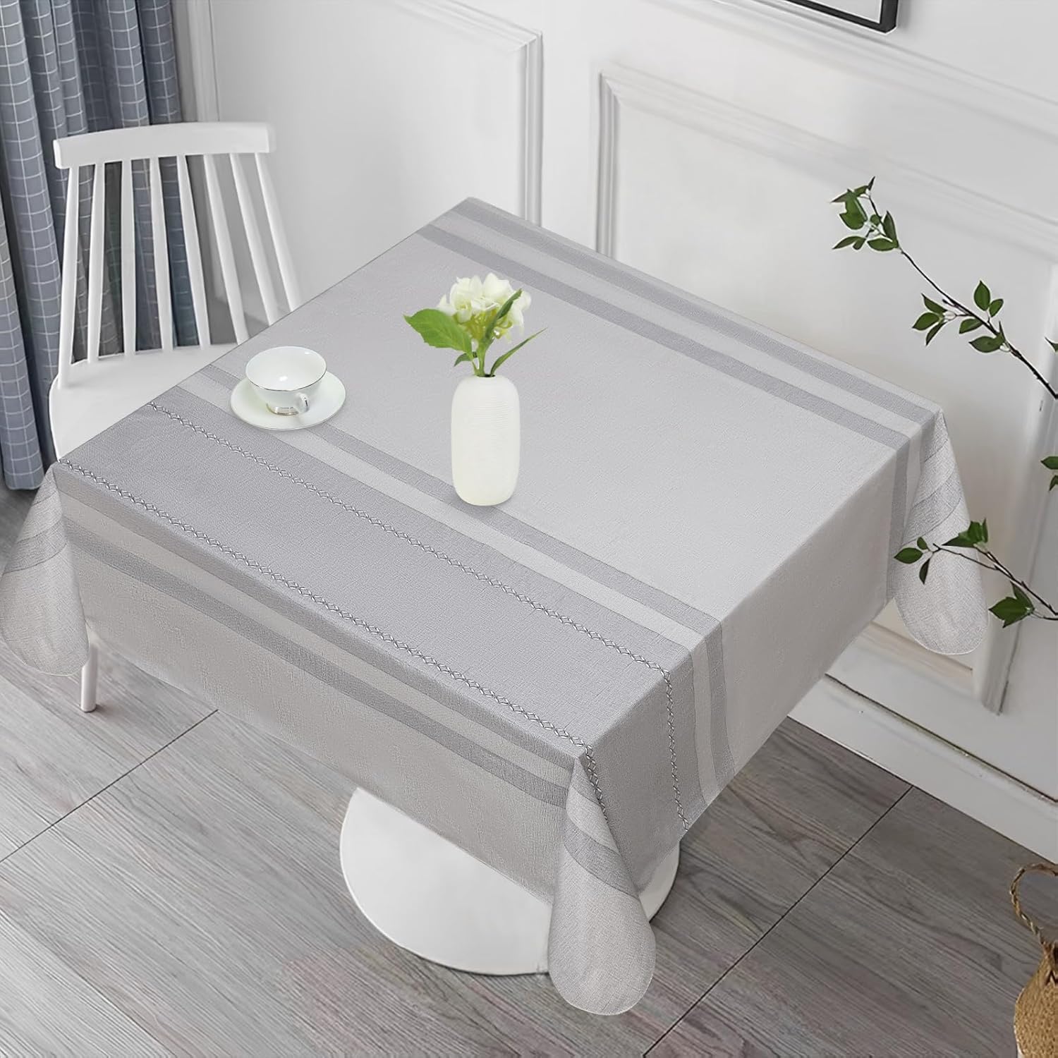 Amazon.com: Vonabem 100% Waterproof Rectangle PVC Tablecloth, Vinyl ...