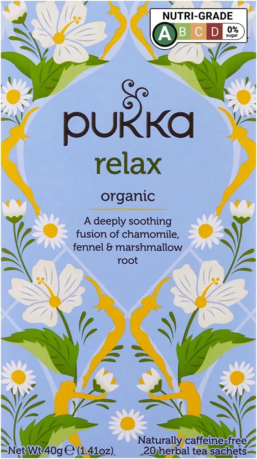 Amazon.com : PUKKA Organic Three Tulsi Herb Tea, 20 EA : Grocery Tea ...