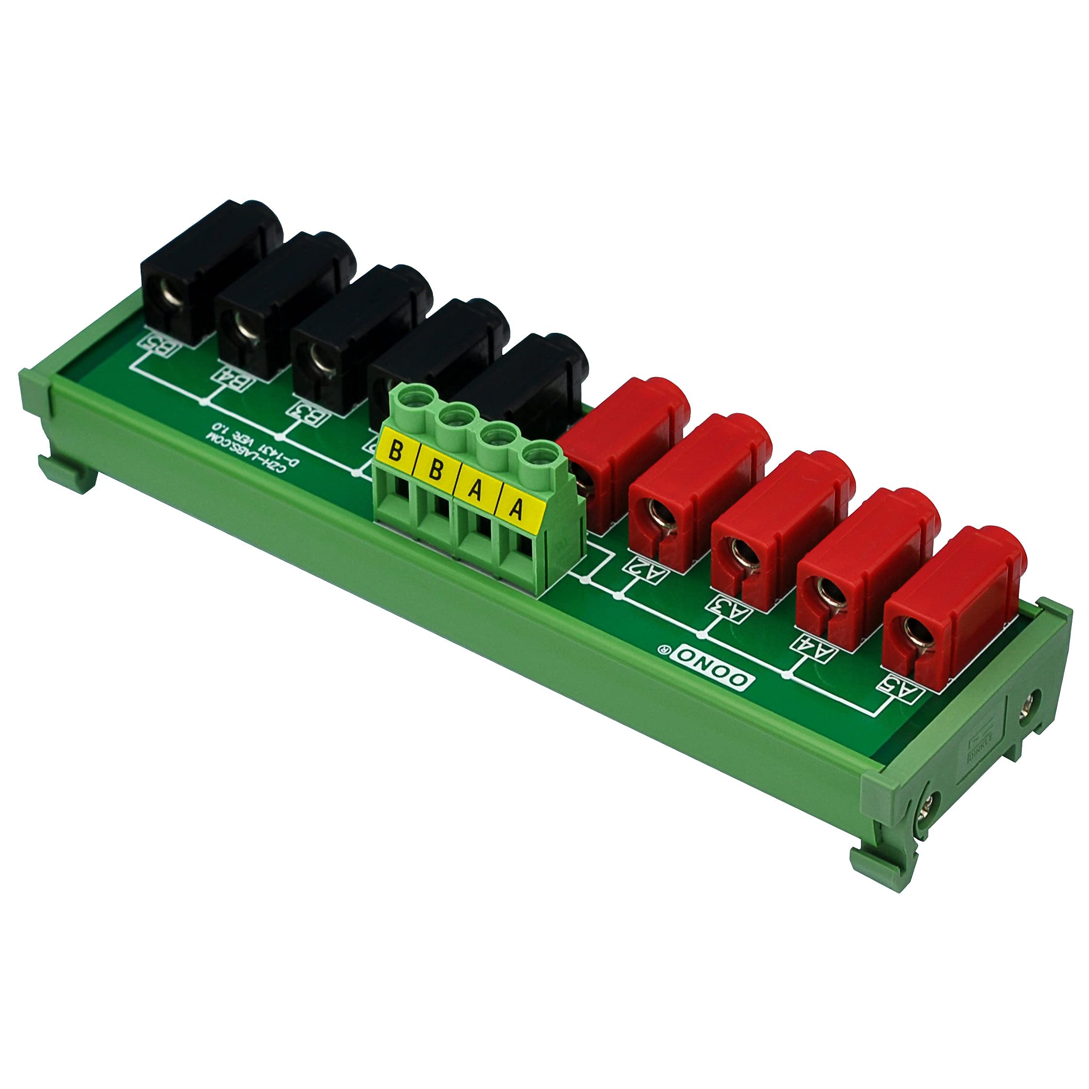 DIN Rail Mount 18 Position DC Power Fuse Distribution Strip Module