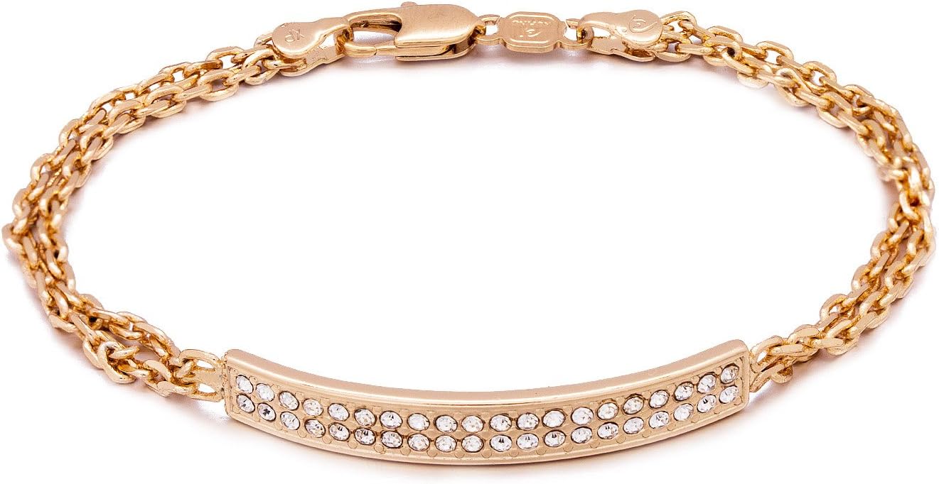 Amazon.com: Romantic Time Goddess of Sparta 18k Rose Gold Plated Multi ...