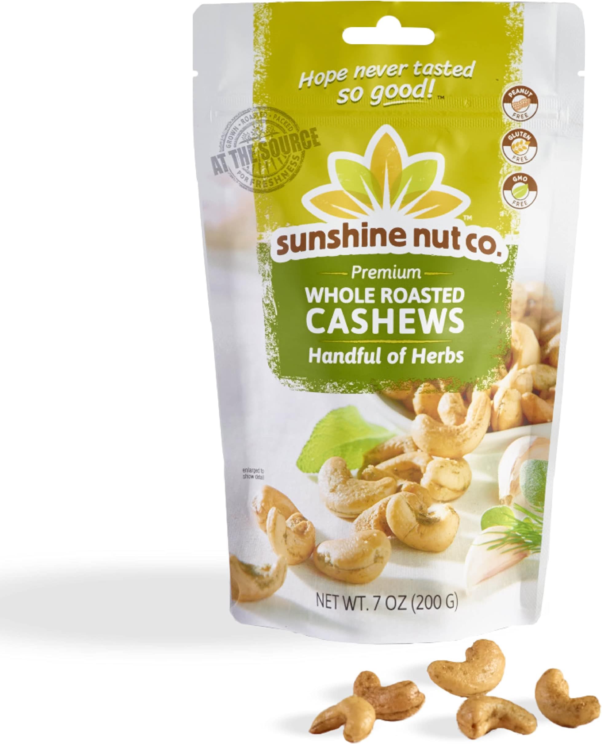 Amazon.com : Sunshine Nut Co. Whole Roasted Lightly Salted Cashews ...