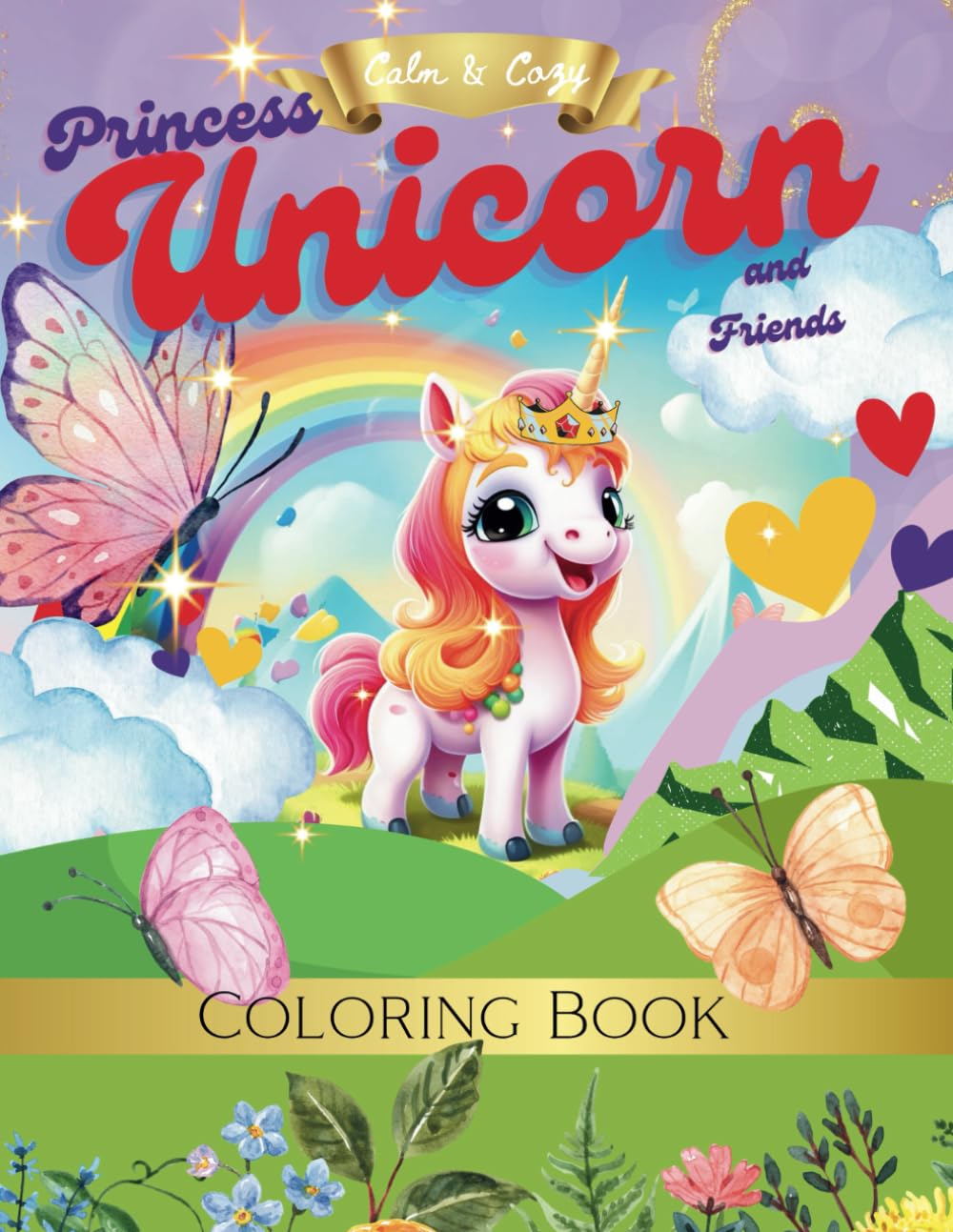 Amazon.com: Princess Unicorn and Friends Coloring Book: The Magical ...