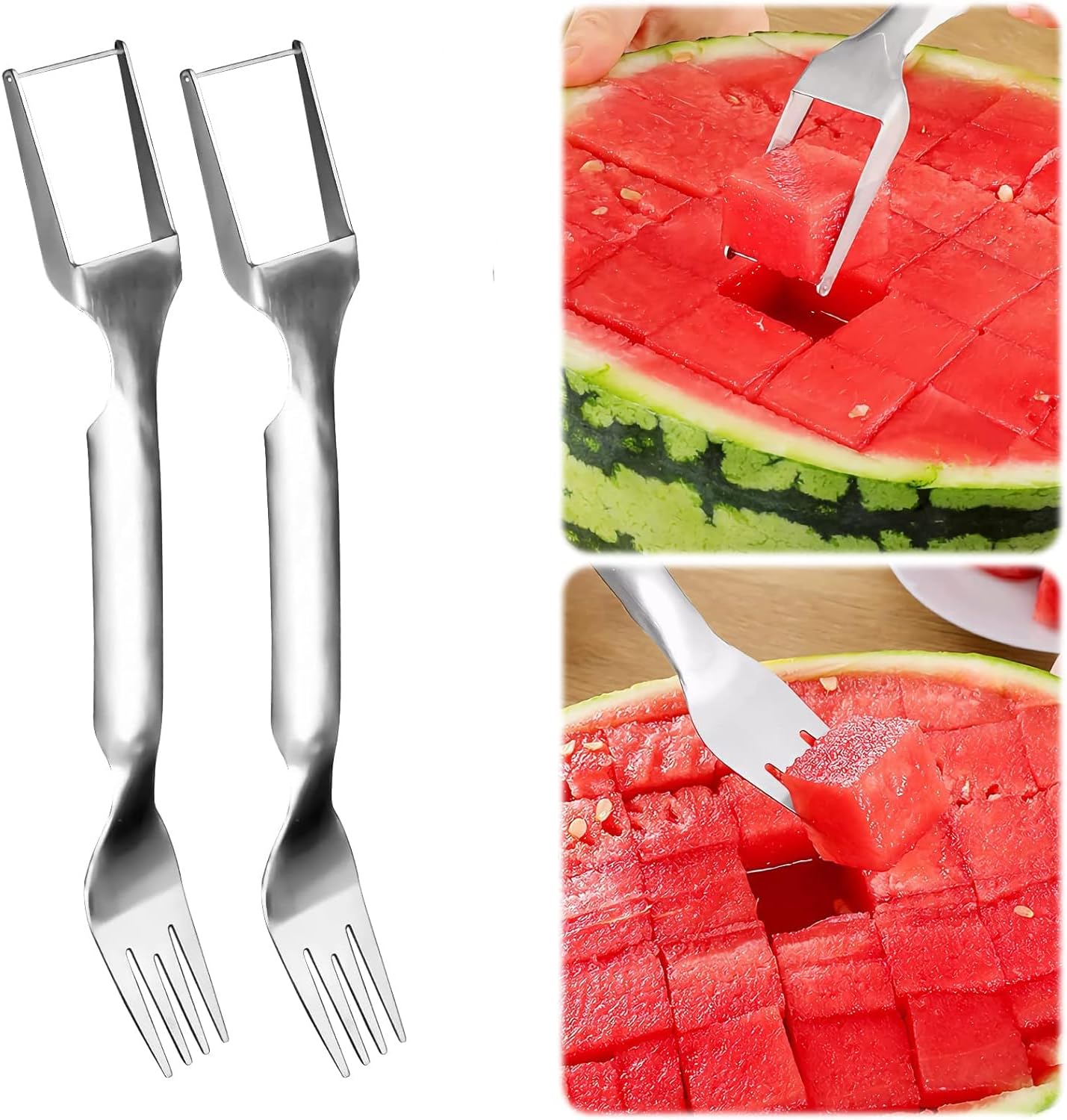 Amazon.com: YUESHICO Watermelon Slicer Stainless Steel Windmill ...