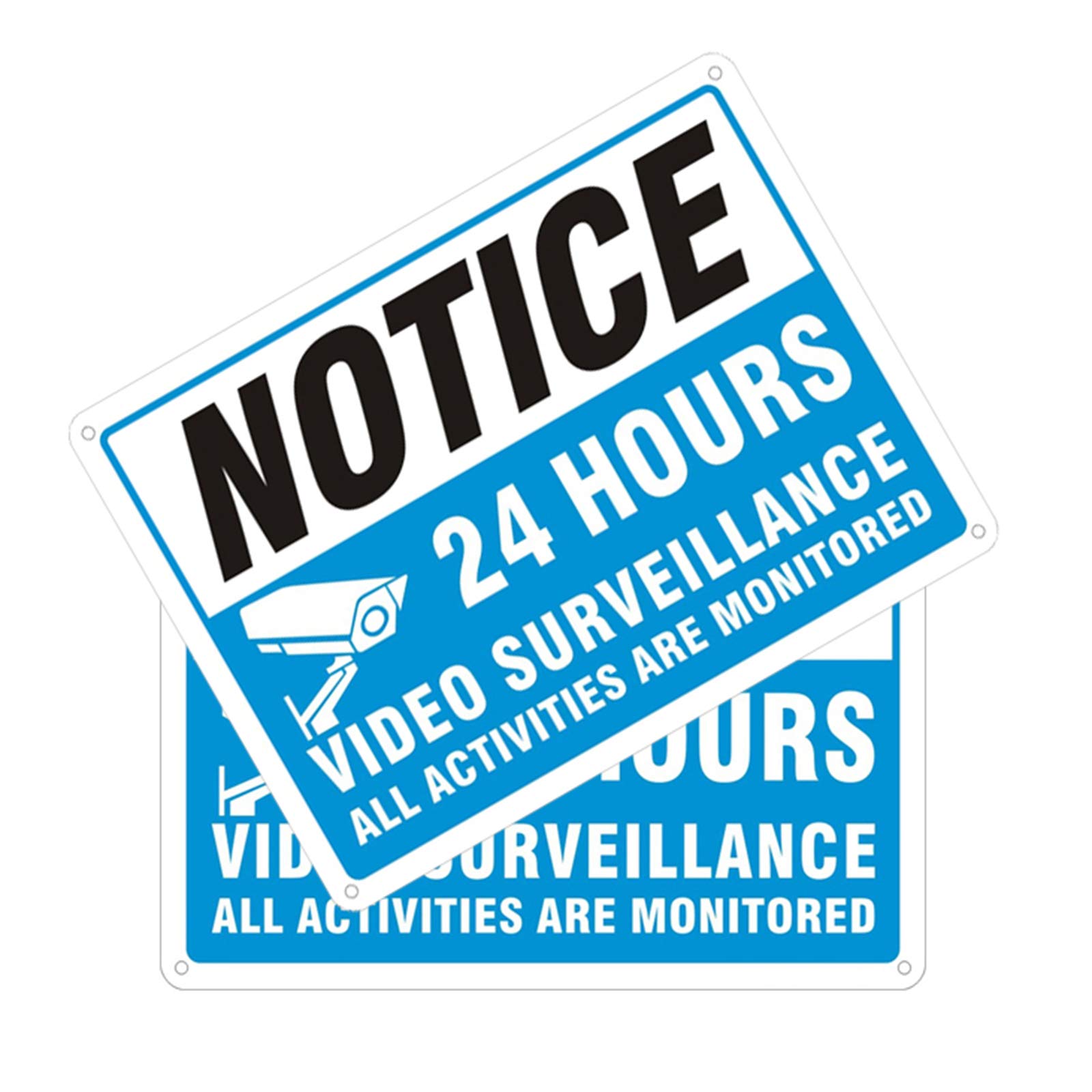 Buy Goodvia Warning Security Cameras in Use 24 Hour Video Surveillance ...