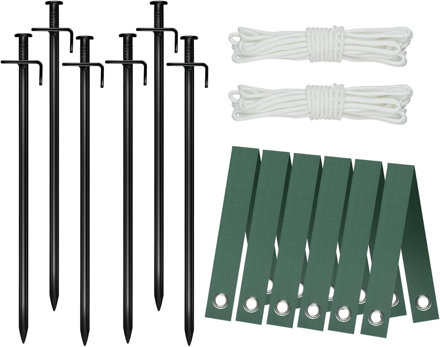 Amazon.com : Heavy Duty Tree Stakes - Tree Anchor Kit with 3 Strong ...