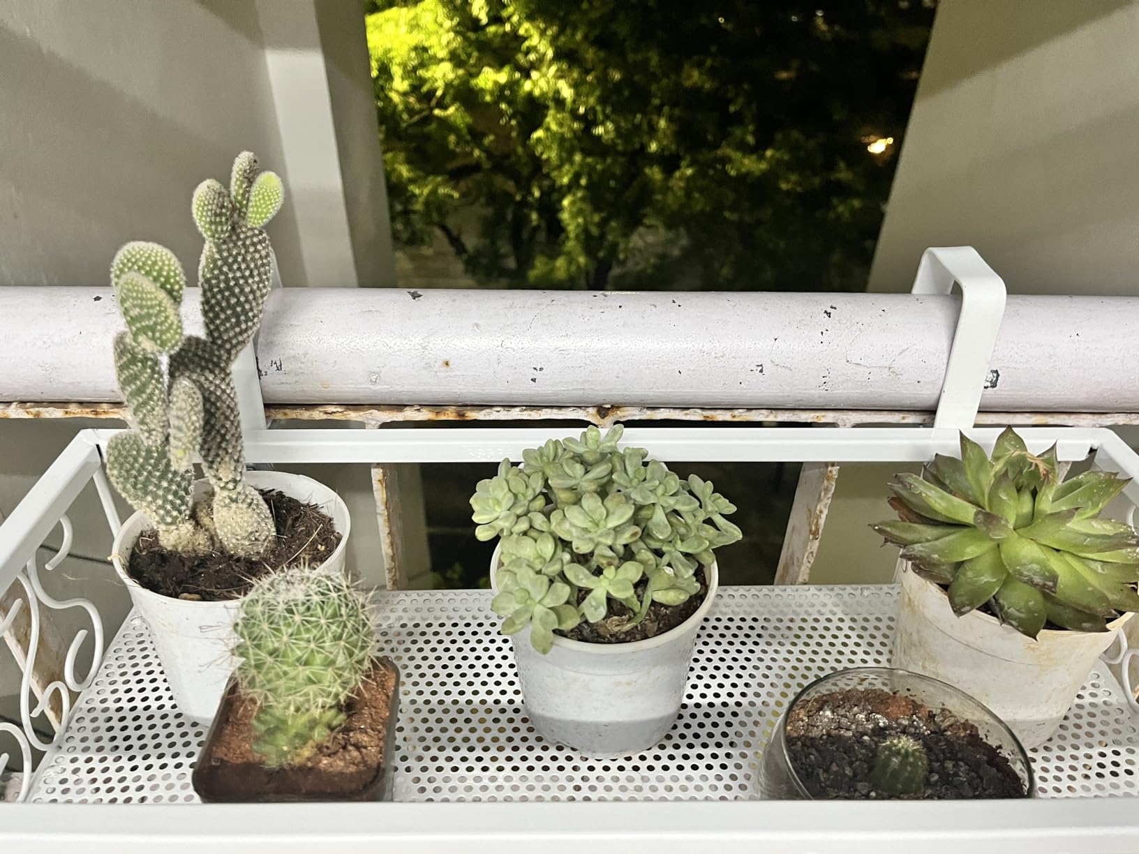 SIRAAJ Metal Hanging Railing Plant Stand For Balcony Home And Office ...