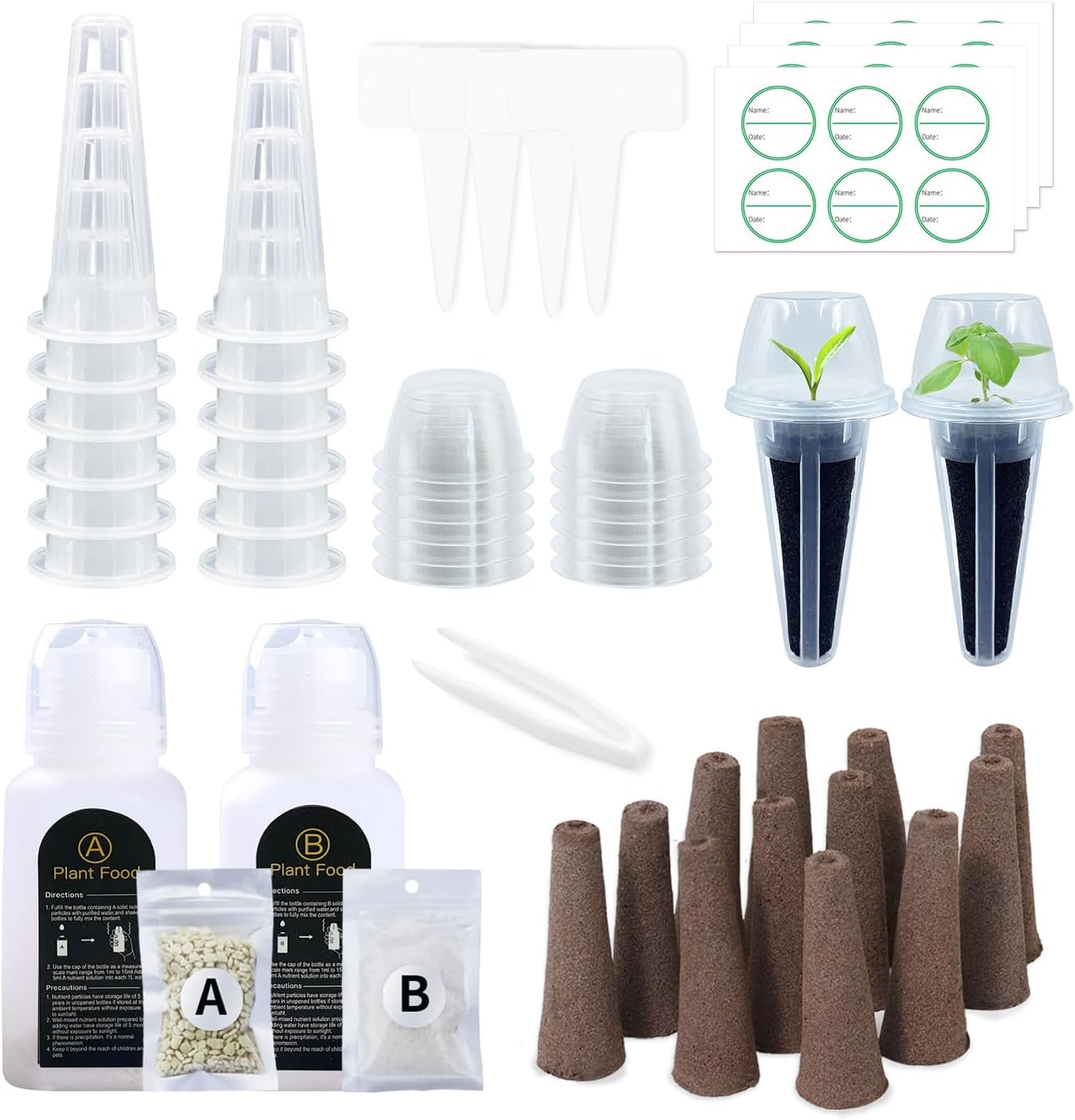 Amazon.com : 77PCS Seed Pod Kit for Aero Garden and All Hydroponic ...