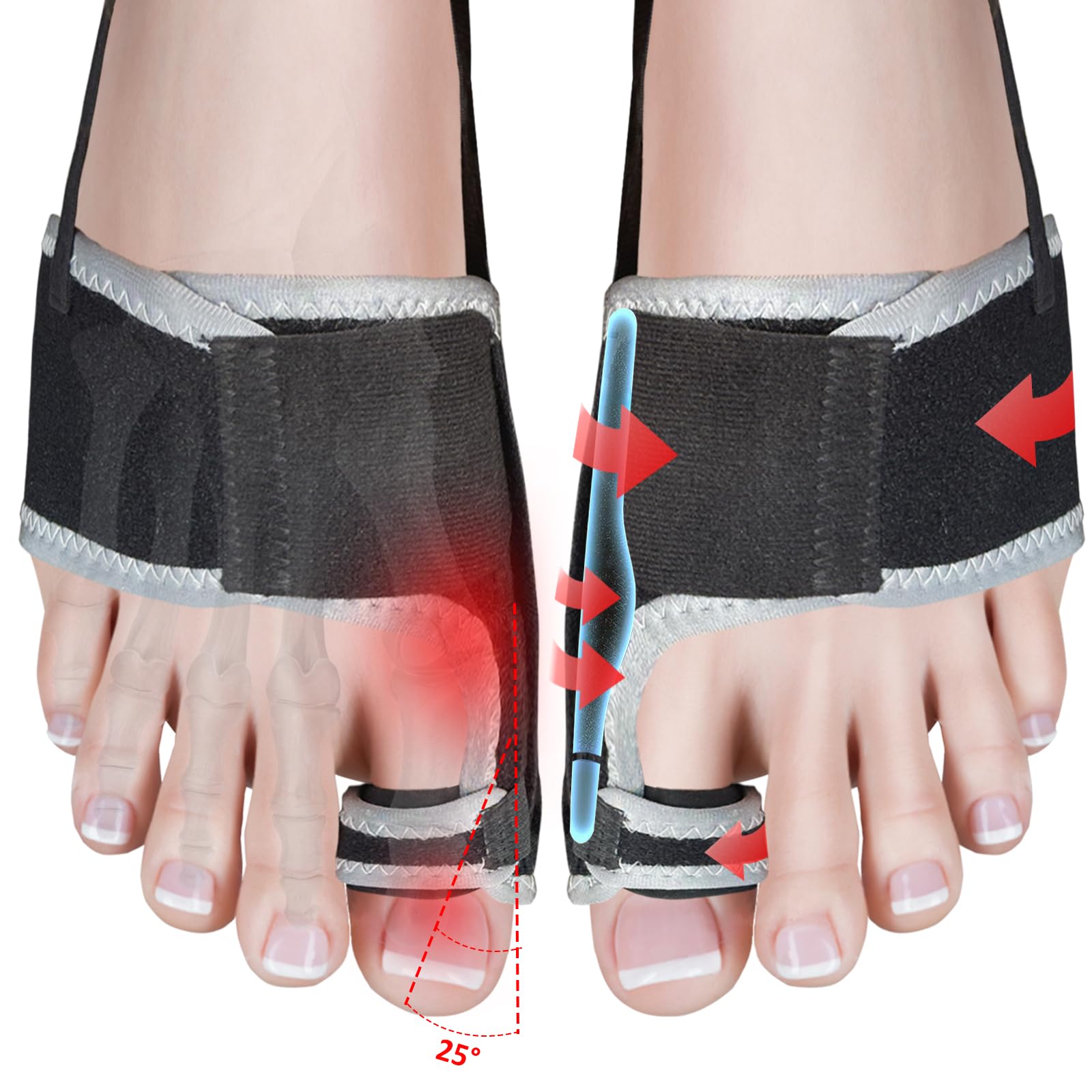 Amazon.com: GIMCALO Bunion Corrector For Women, Adjustable Big Toe ...