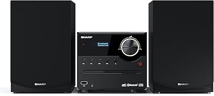 SHARP XL-B517D(BK) Micro Hi-Fi Sound System Stereo with DAB Radio, DAB+ ...