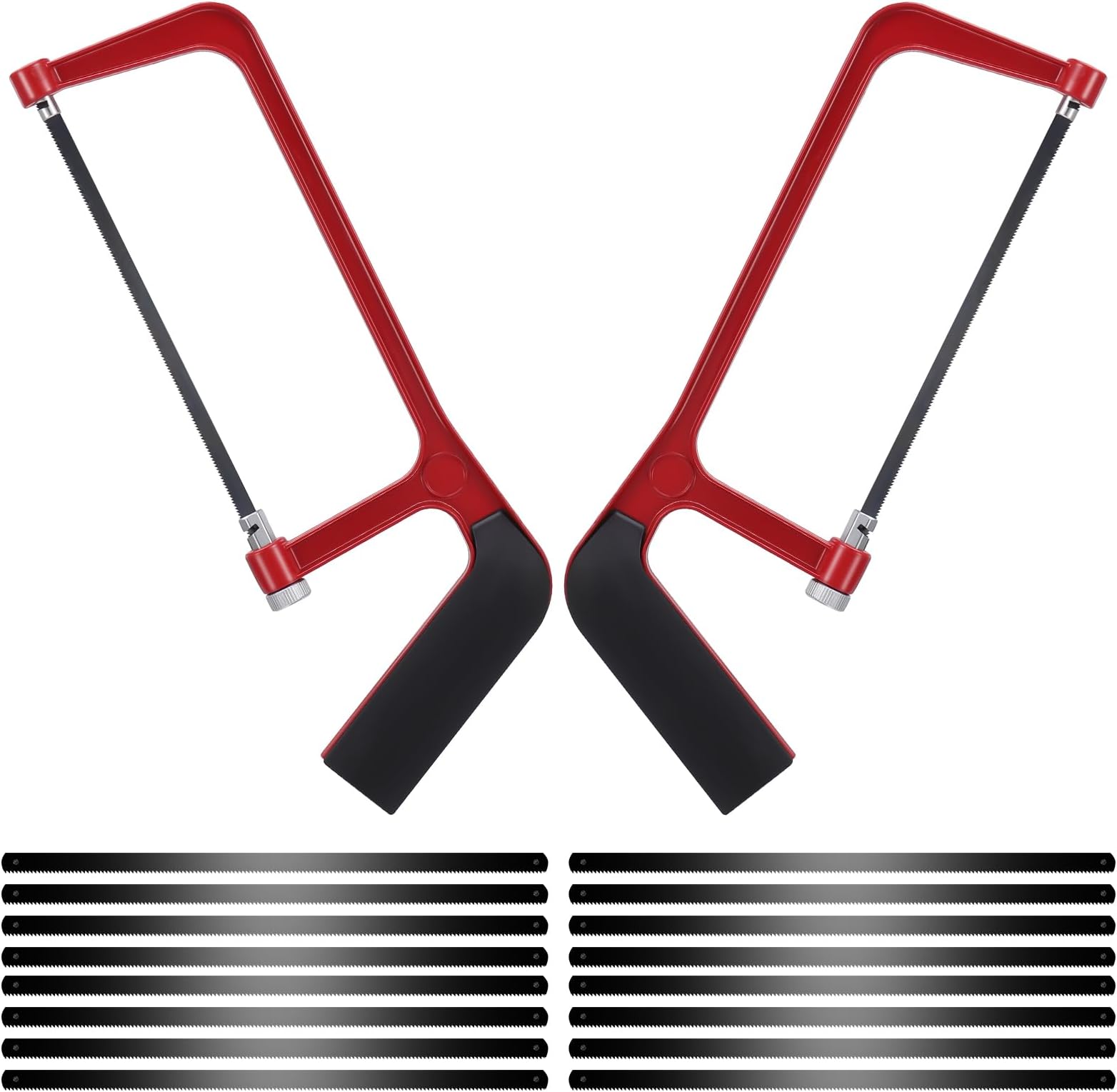 2 Pack Professional Small Hacksaw, Cutting Junior Hack Saw Heavy Duty ...