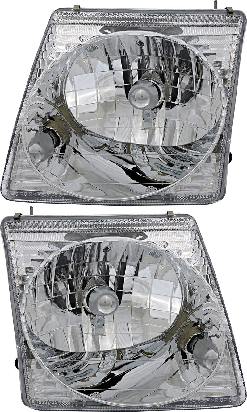 Amazon.com: For Ford Explorer Sport/Trac Headlights Lamps Set 2001 2002 ...