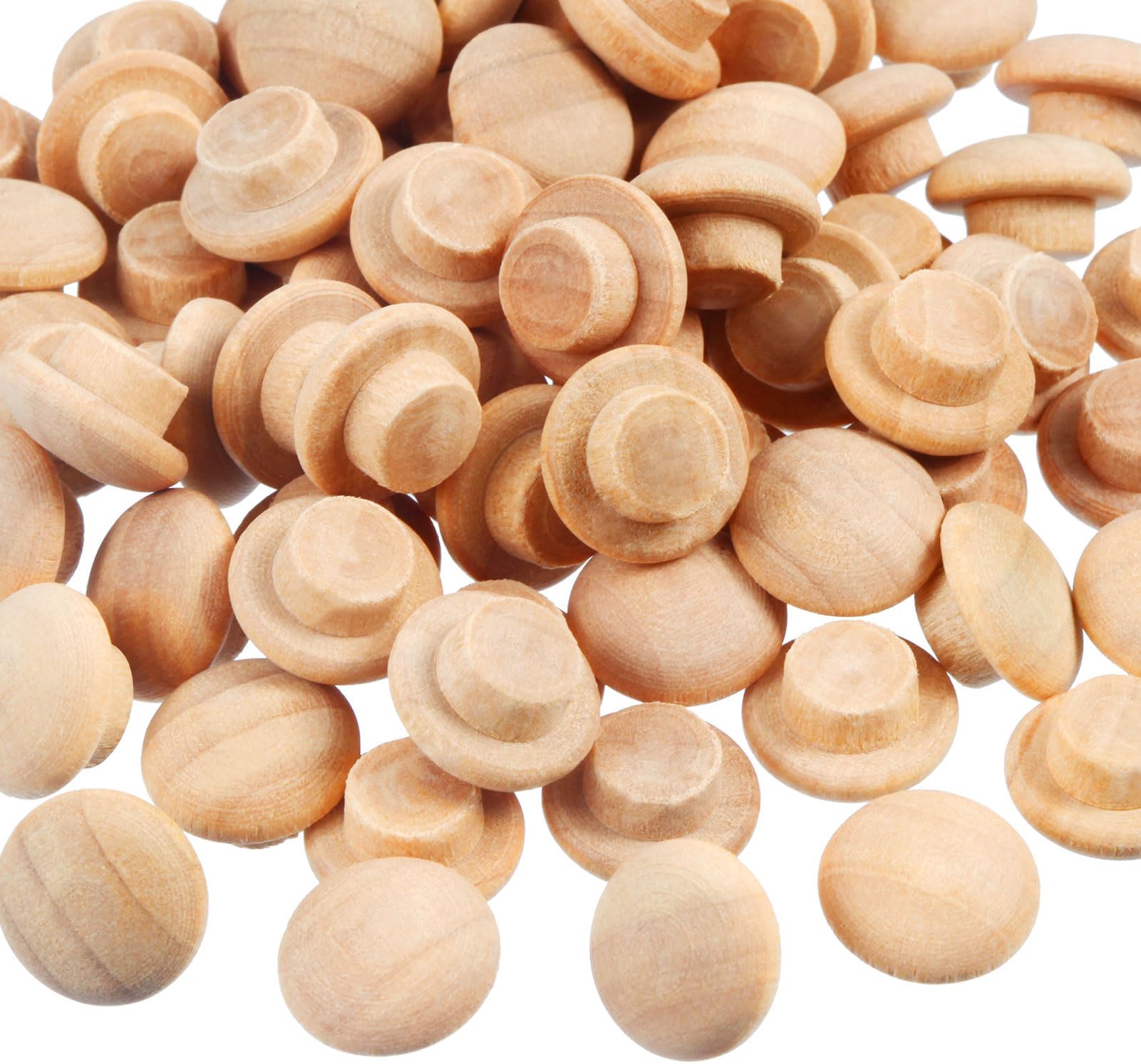 Amazon.com: Wood Plugs 3/8 inch Screw Hole Plugs, Flat Head Wood Plugs ...