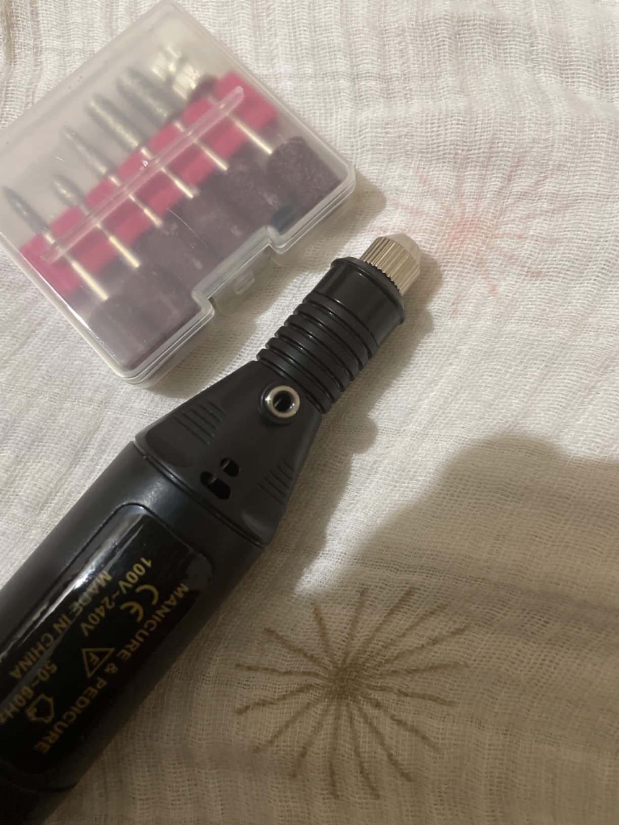 NAILWIND Professional Portable Electric Nail Drill,Acrylic Nail Kit ...