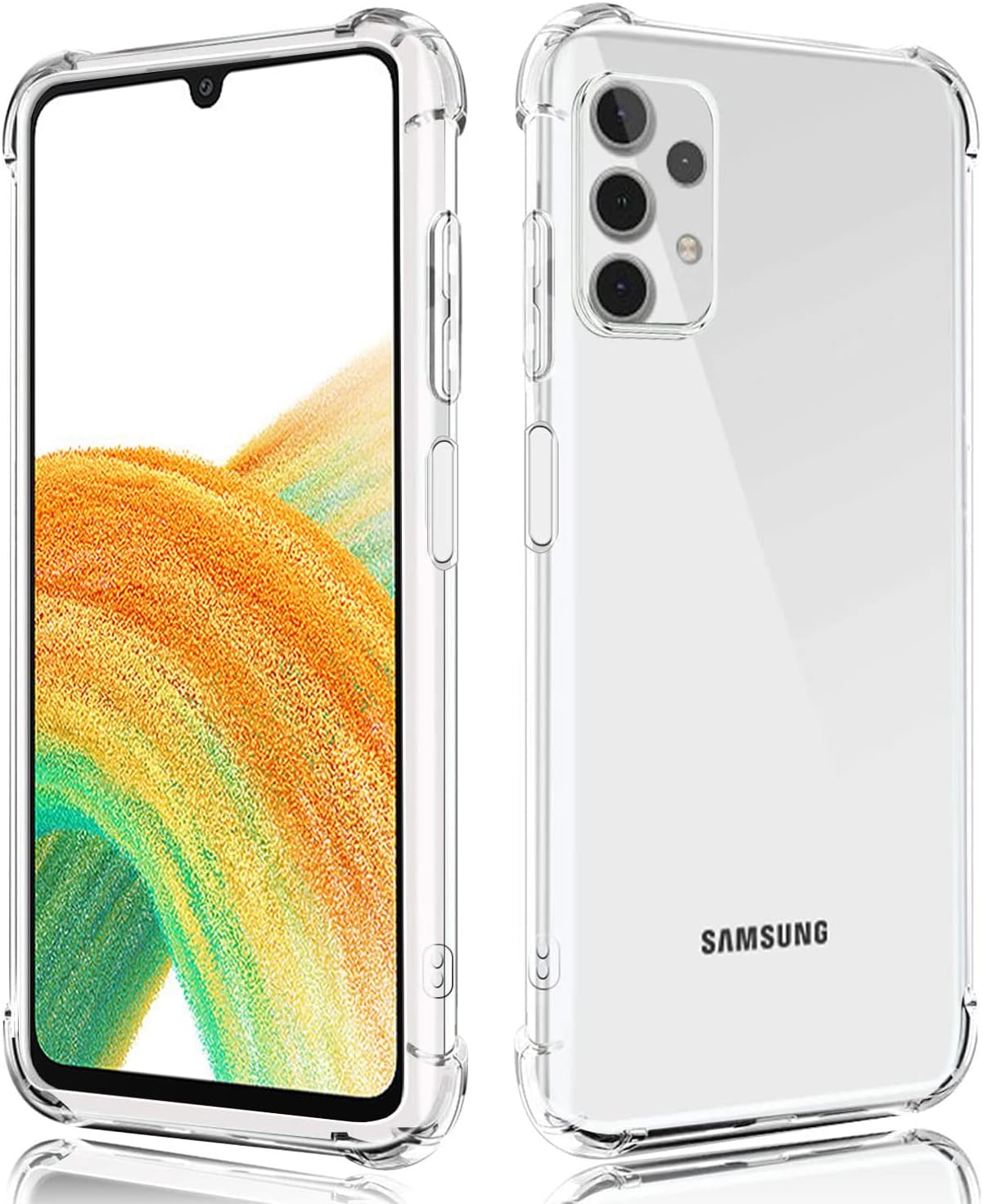 KP TECHNOLOGY Galaxy A33 Case, Samsung Galaxy A33 5G Clear Case With ...