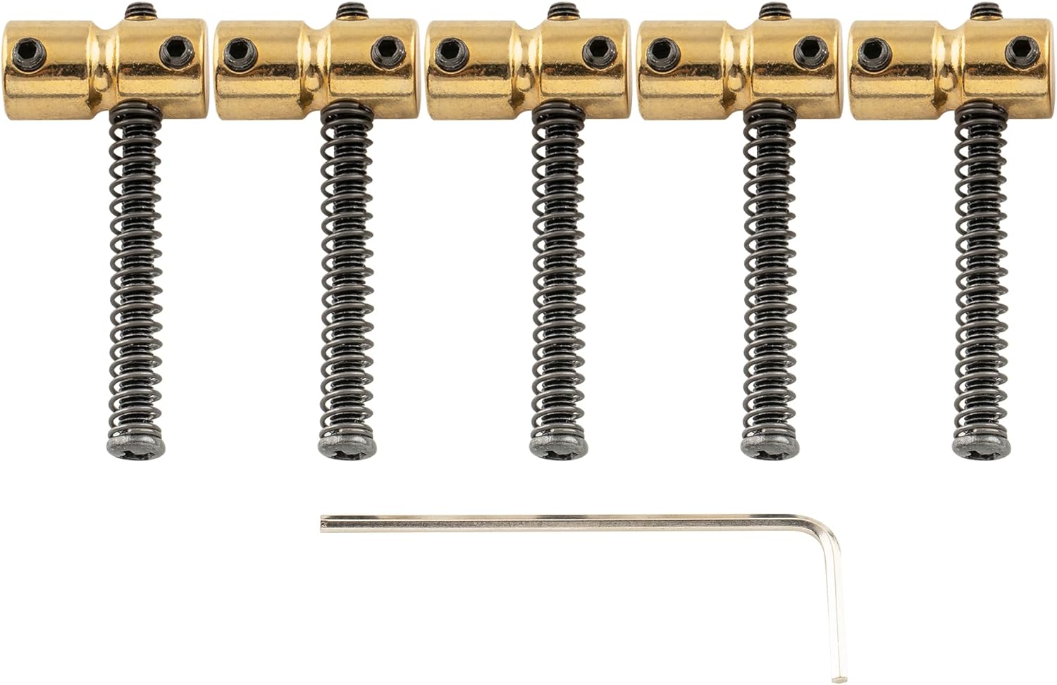 Amazon.com: Musiclily Pro 18mm Steel Bass Bridge Saddles for 5-String ...