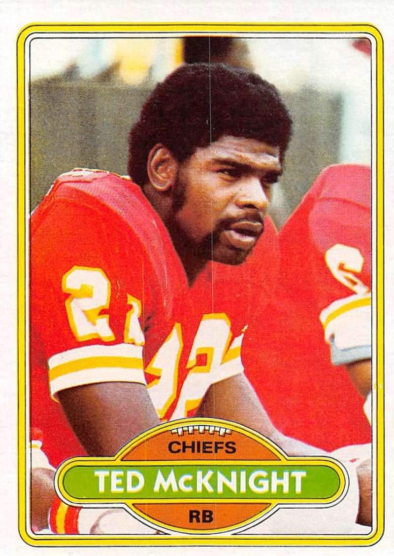 Amazon.com: 1980 Topps Football #193 Ted McKnight Kansas City Chiefs ...