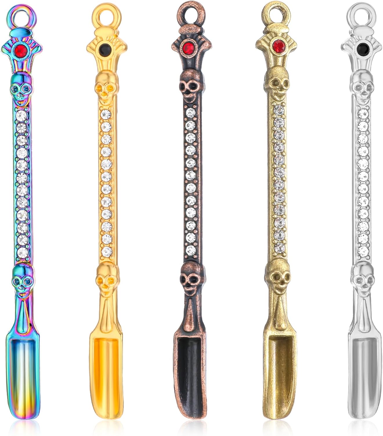 Amazon.com: 5Pcs Diamond Mini Shovel Spoons Set Mini Shovel Medicine ...