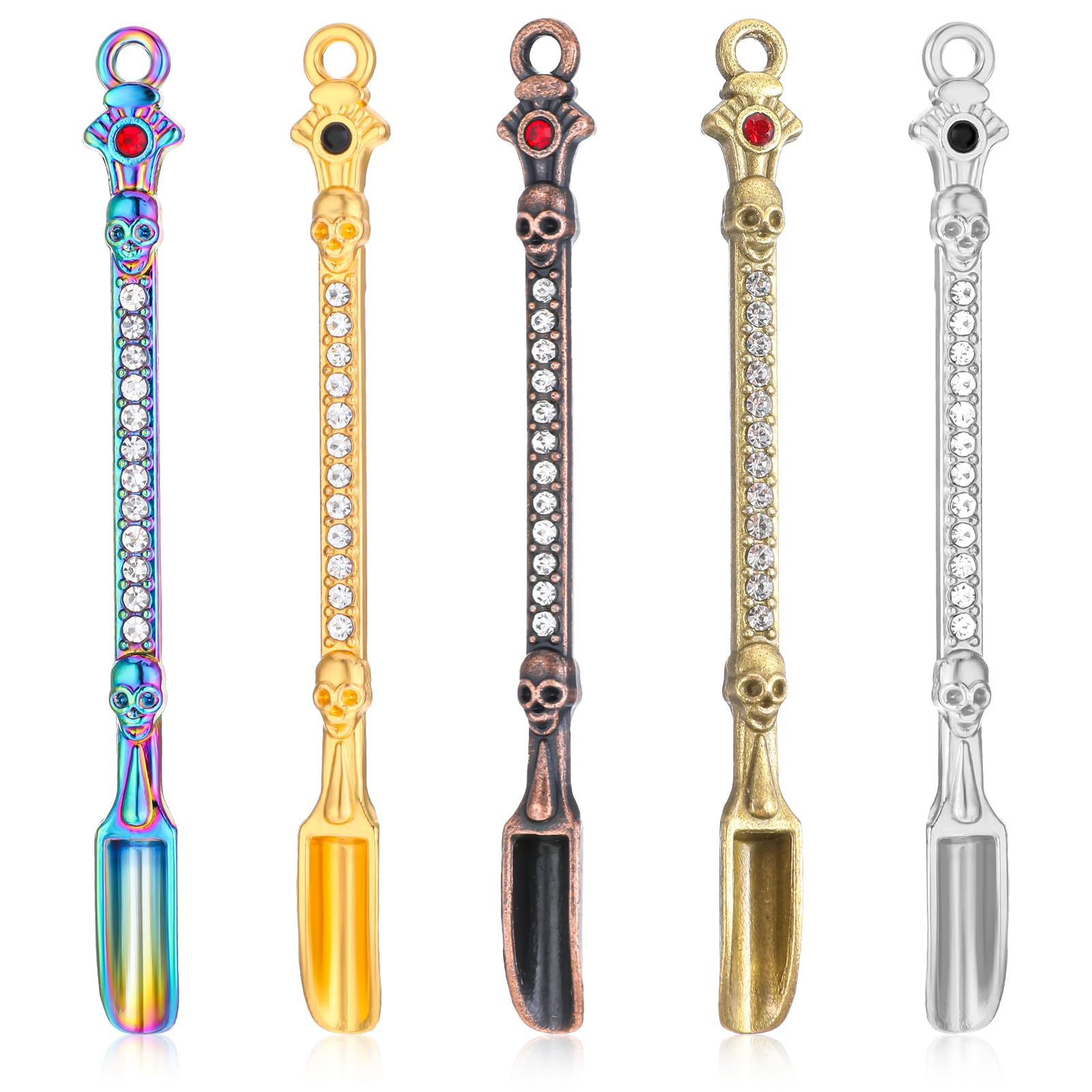 Amazon.com: 5Pcs Diamond Mini Shovel Spoons Set Mini Shovel Medicine ...