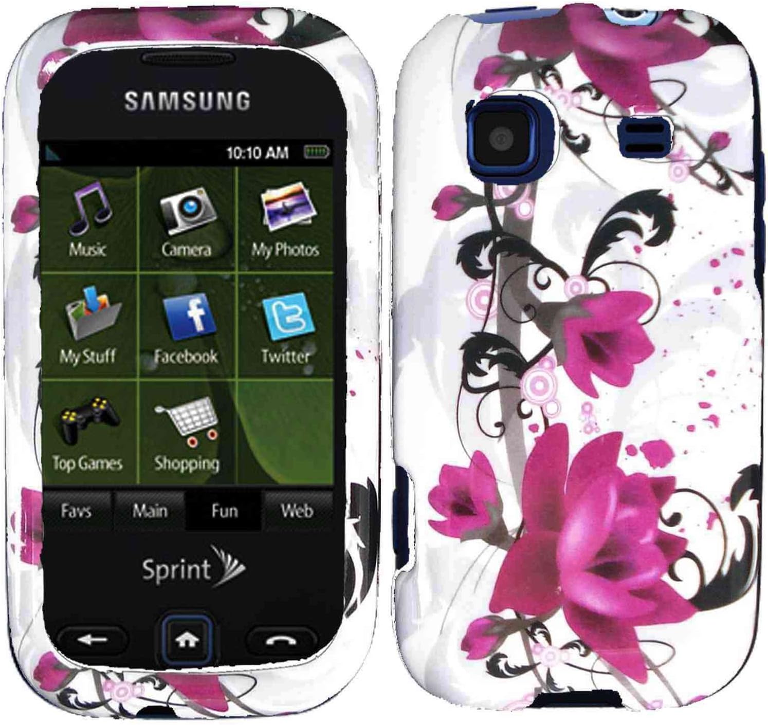 Amazon.com: Purple Lily Hard Case Cover Protector for Samsung Trender ...