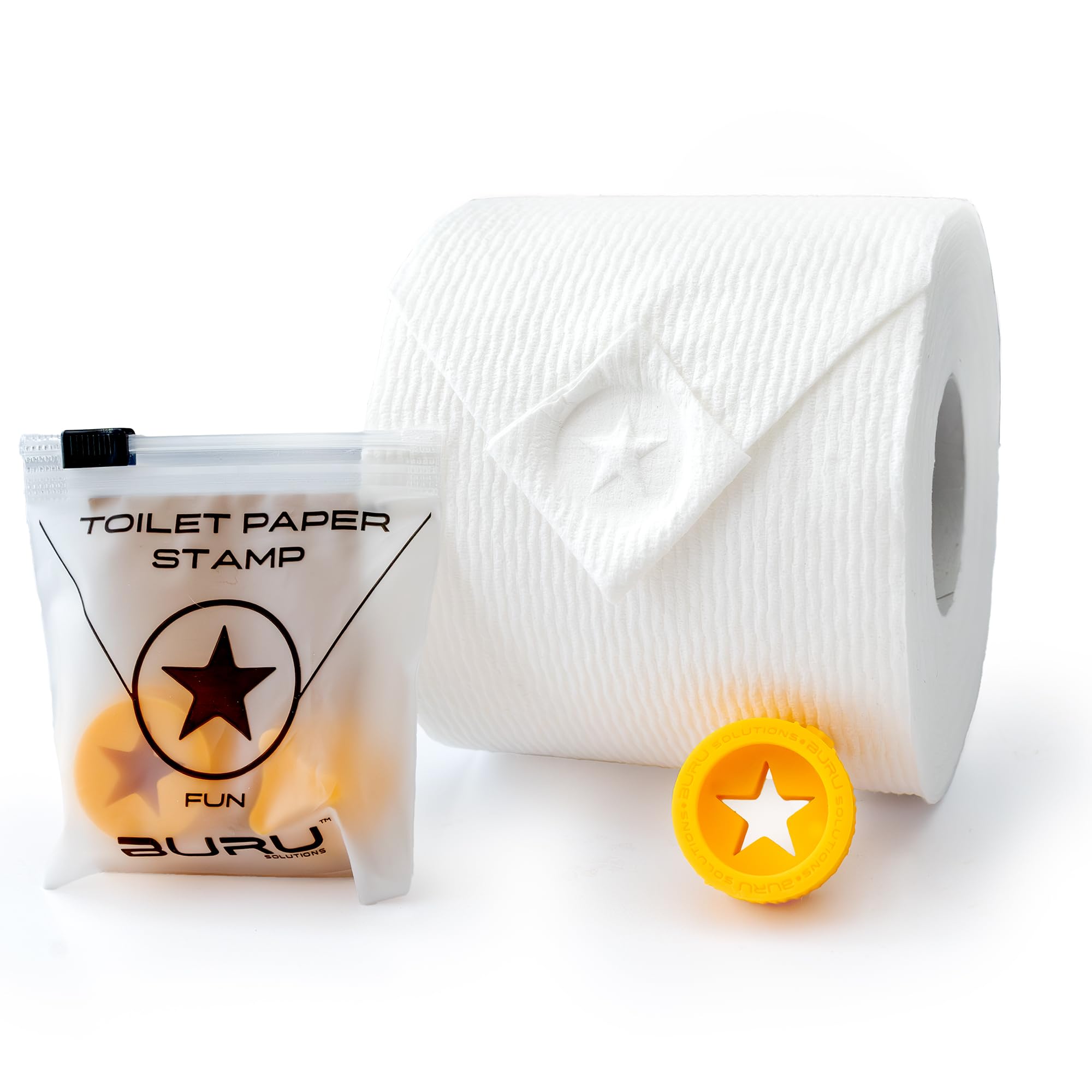Amazon.com: BURU SOLUTIONS Toilet Paper Stamp Fun (Star) - Add a Unique ...