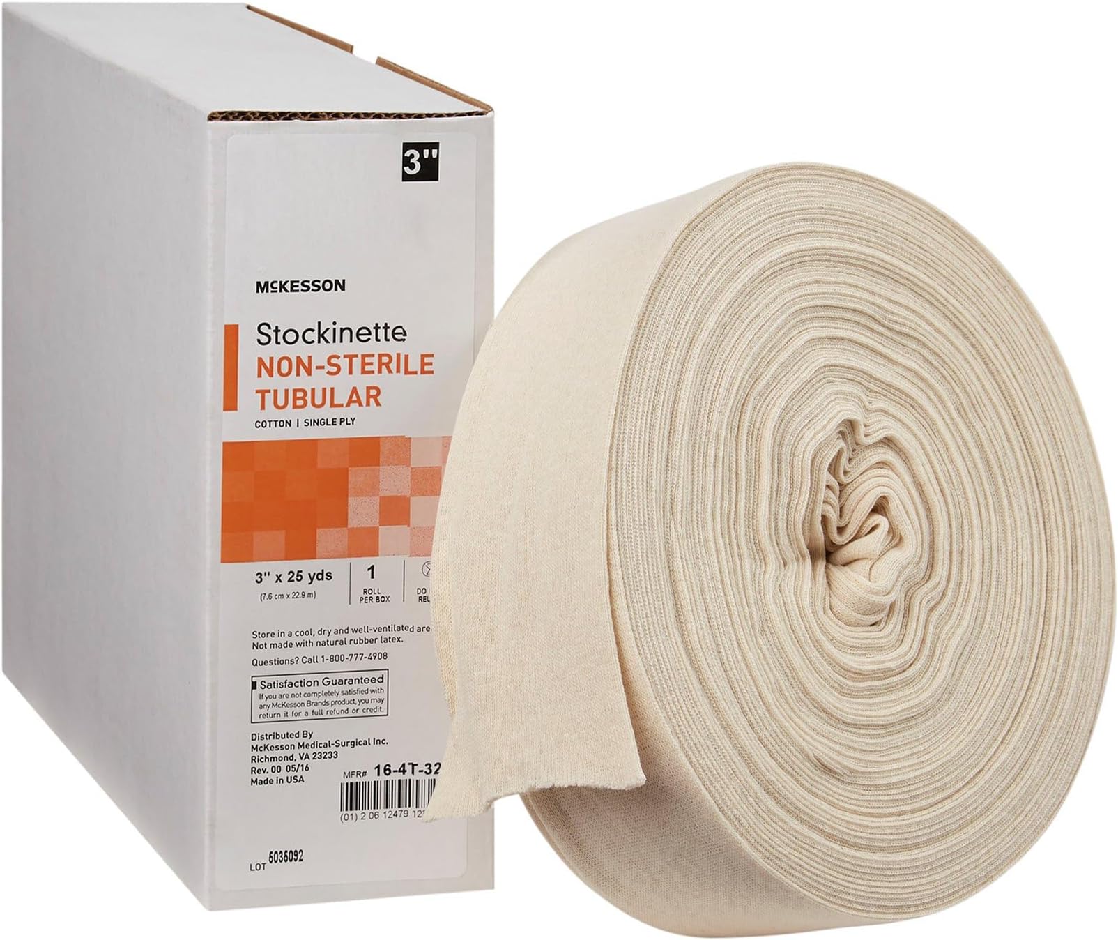 Amazon.com: Stockinette, AlbaHealth Tubular 6 Inch X 25 Yard Cotton ...