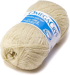 Amazon.com: OMEGACRYS [100grs] - by Omega - Fine Crystal Yarn Great for ...