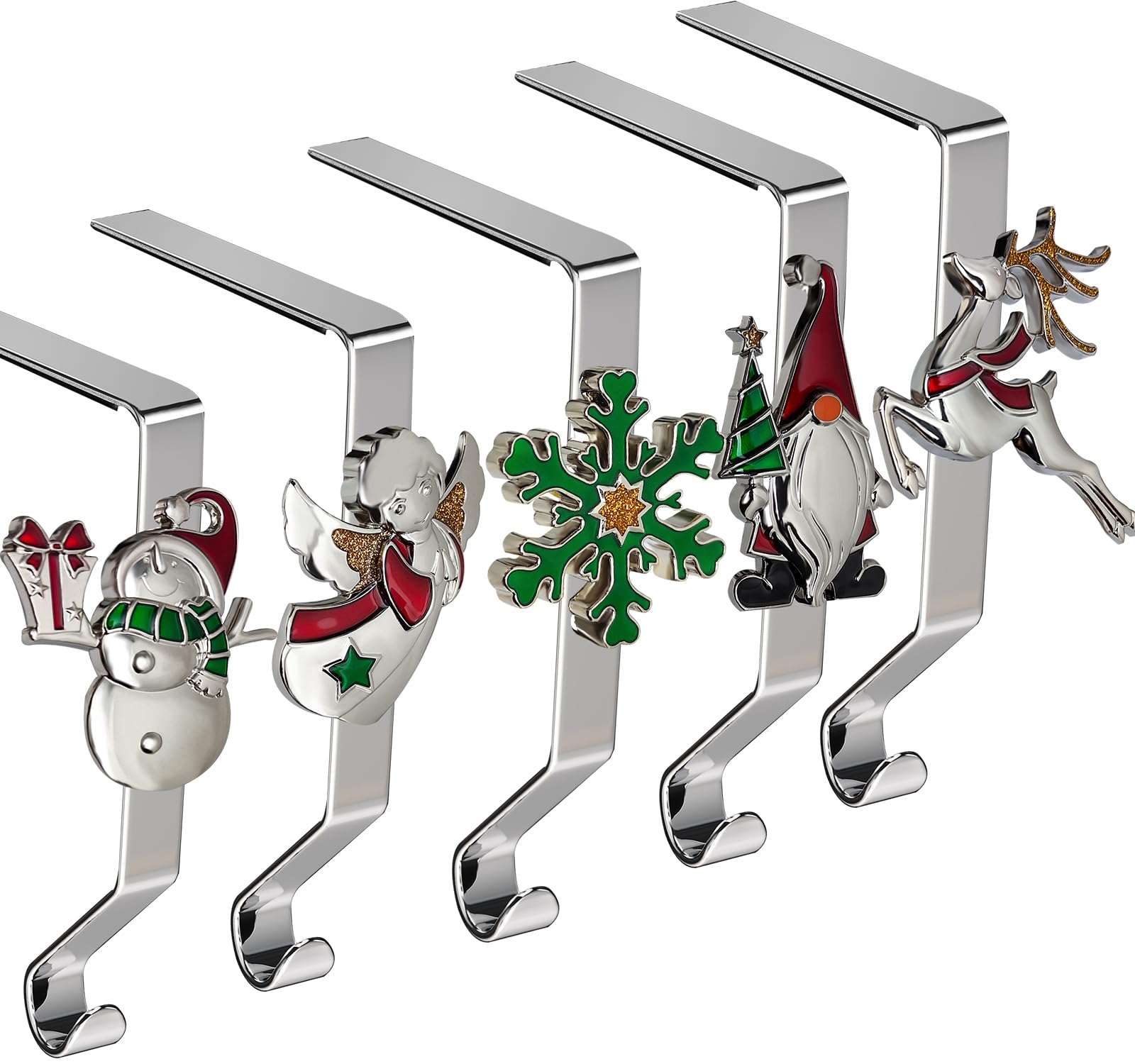 Amazon.com: K-MLICE Christmas Stocking Holders Set of 5, Christmas ...