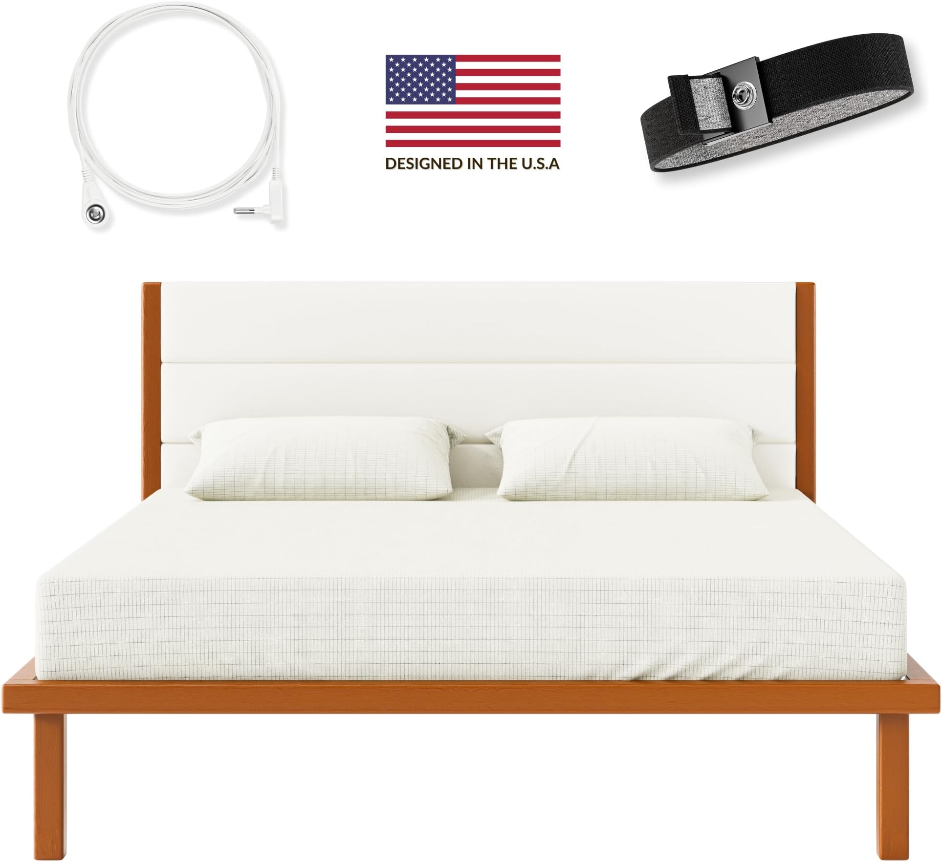 Amazon.com: Grounding Sheets King Deep Pocket Organic Cotton with ...