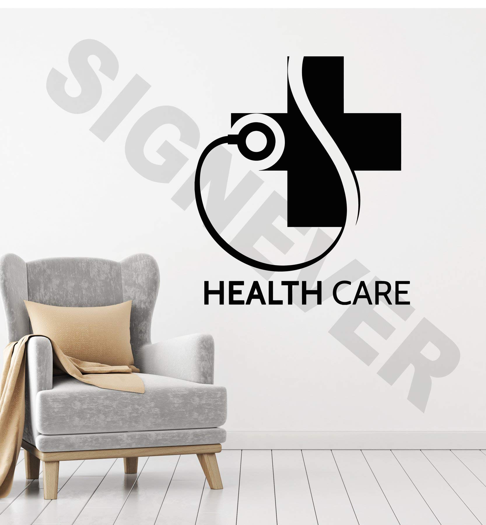 Sign Ever Doctor Health Care Stethoscope Wall Stickers For Hospital ...