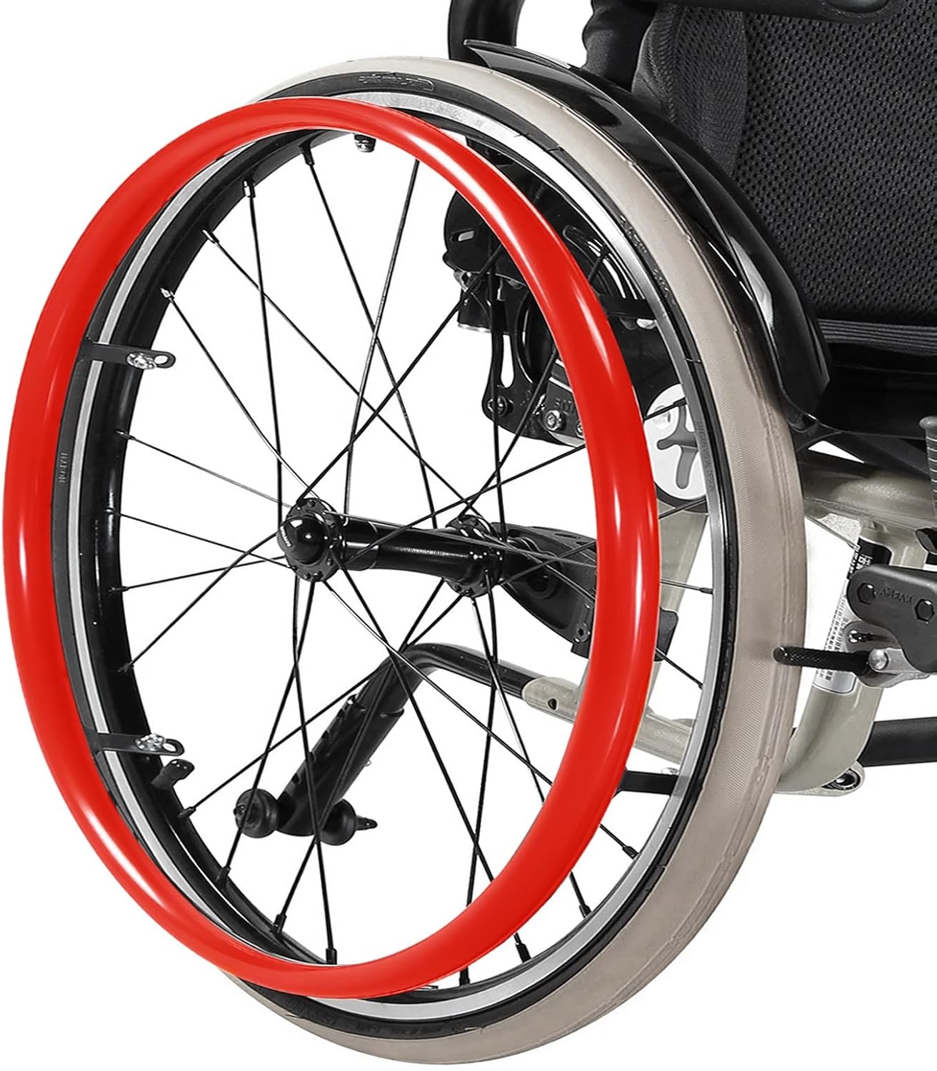 Amazon.com: WGLAWL 1 Pair Wheelchair Cover,24inch Silicone Wheelchair ...