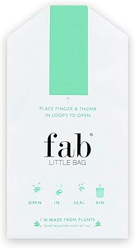 Fab Little Bag Sanitary Disposal Bags - Refill Pack of 200 Bags for ...
