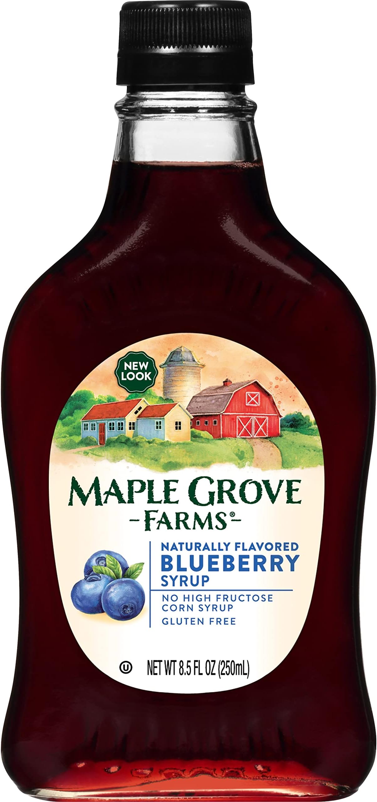Amazon.com: Maple Grove Farms, Blueberry Syrup, 8.5 Ounce