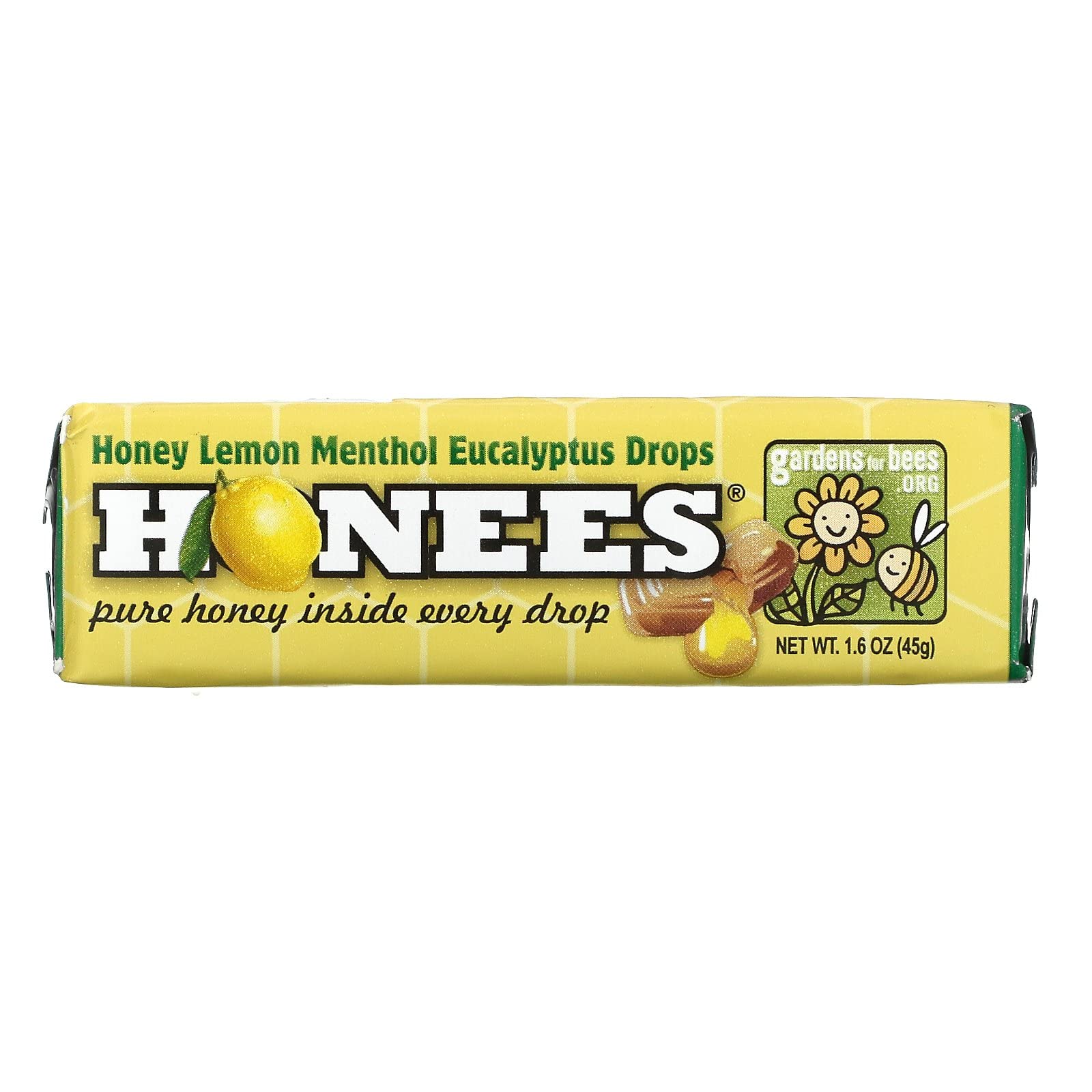 Snapklik.com : Honey Lemon Cough Drops - 9-Piece Bar, Pack Of 24 Honey ...