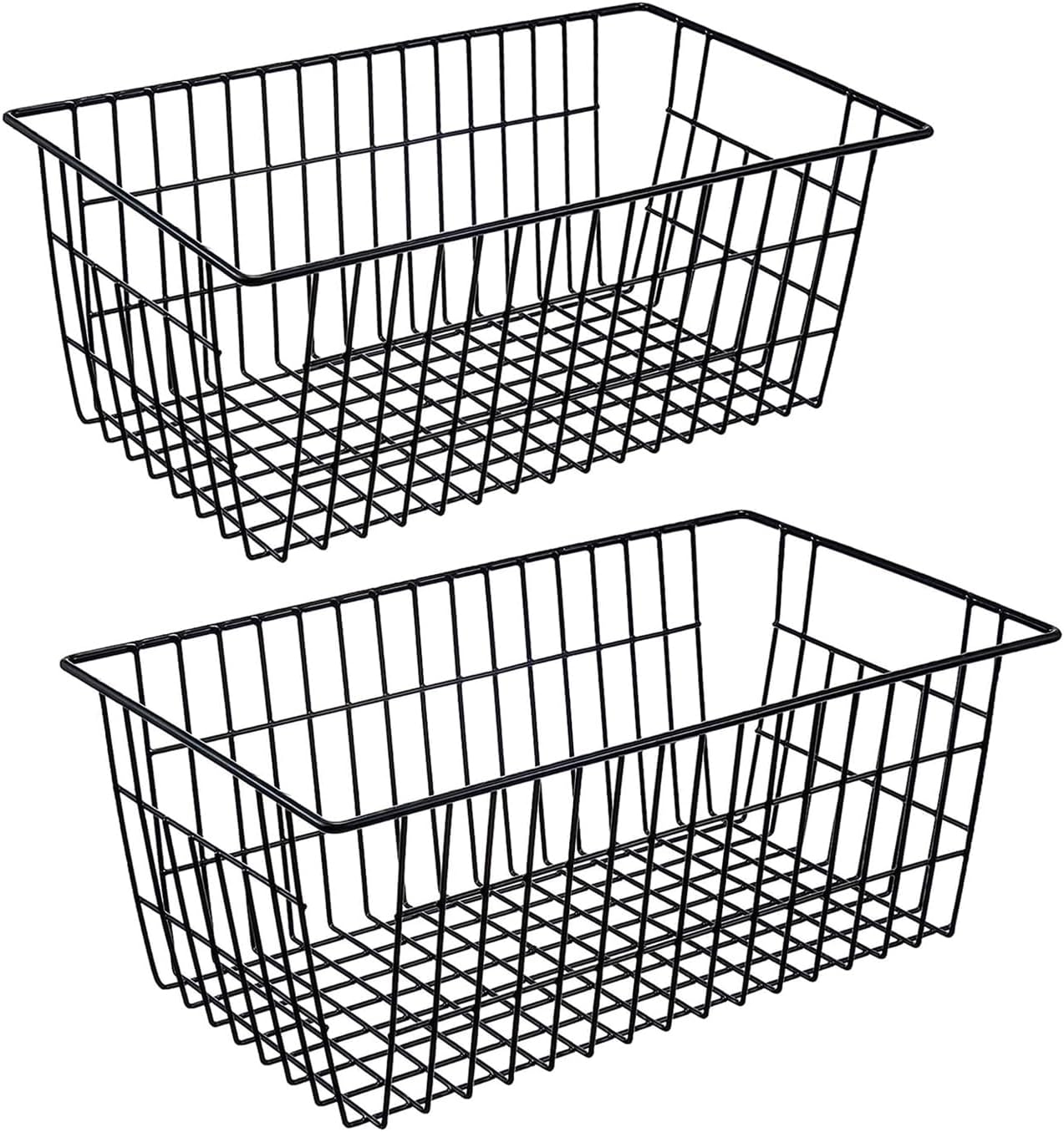 Amazon.com - Redrubbit Wire Storage Baskets, Large Farmhouse Metal ...