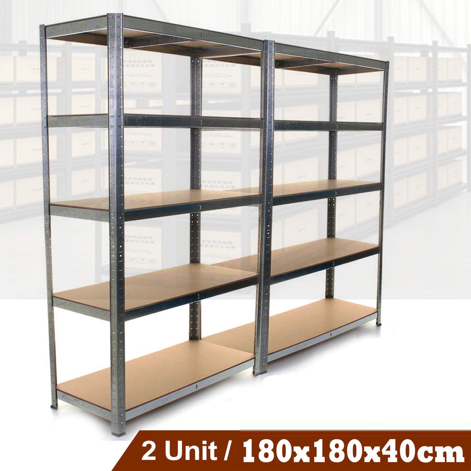 2 Bay 180cm X 90cm X 40cm 5 Tier 175kg | Desertcart INDIA
