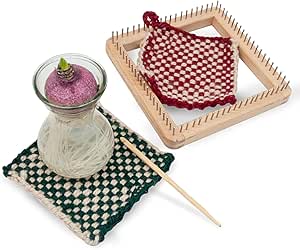 Amazon.com: FOSA Wooden Knitting, Hand Craft, Knitting Board Tool, for ...