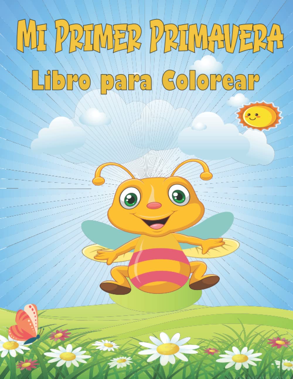Mi Primer Primavera Libro Para Colorear Divertidos Y Sencillos Libros ...