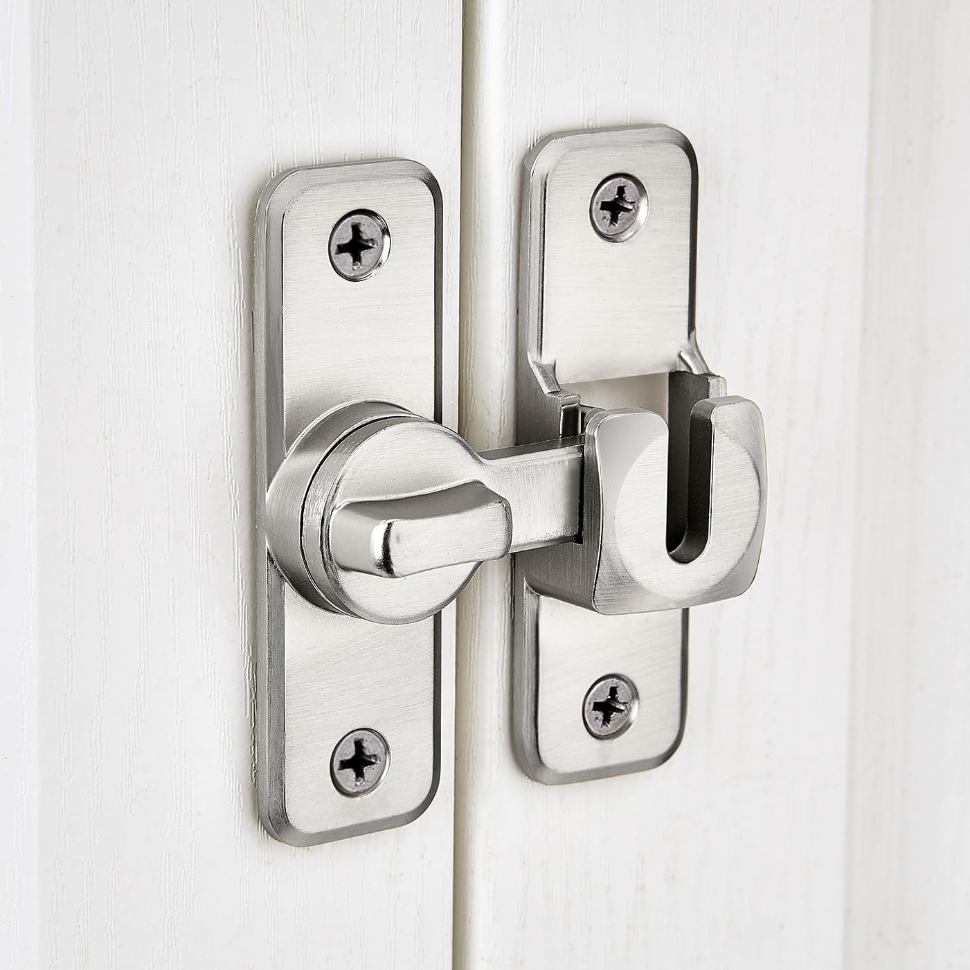 Snapklik.com : INIRET Silvery Enhanced Security Flip Latch Lock - Heavy ...