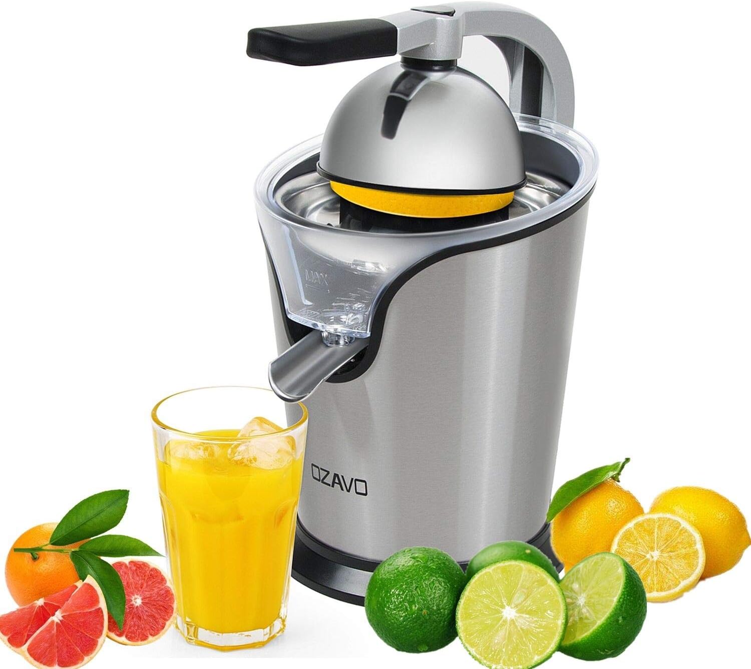 OZAVO Presse Agrumes Electrique, 100W Presse Orange Electrique, Presse ...