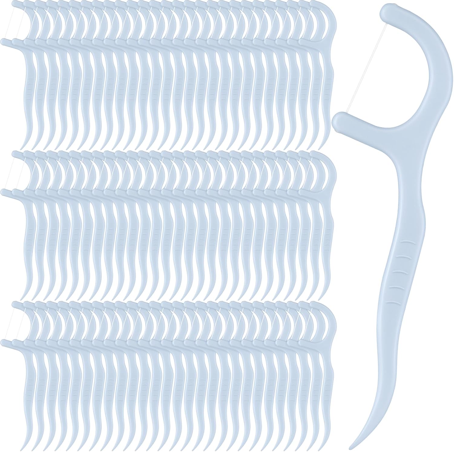Amazon.com : Baderke 200 Count Floss Picks Bulk Non Breakable Tooth ...