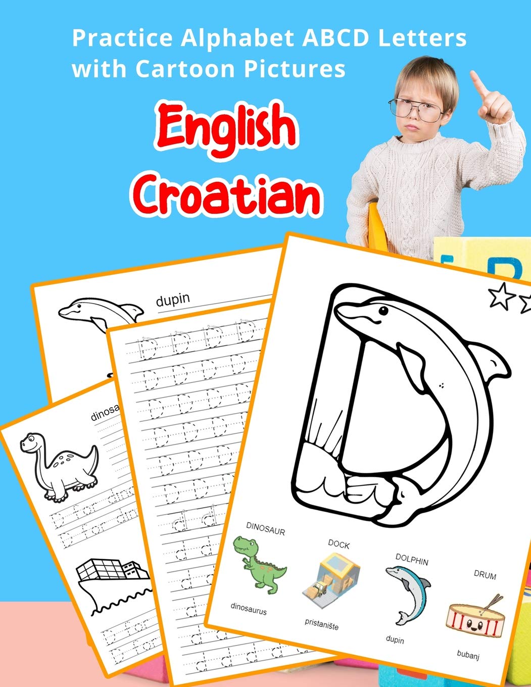 Buy English Croatian Practice Alphabet ABCD letters with Cartoon ...
