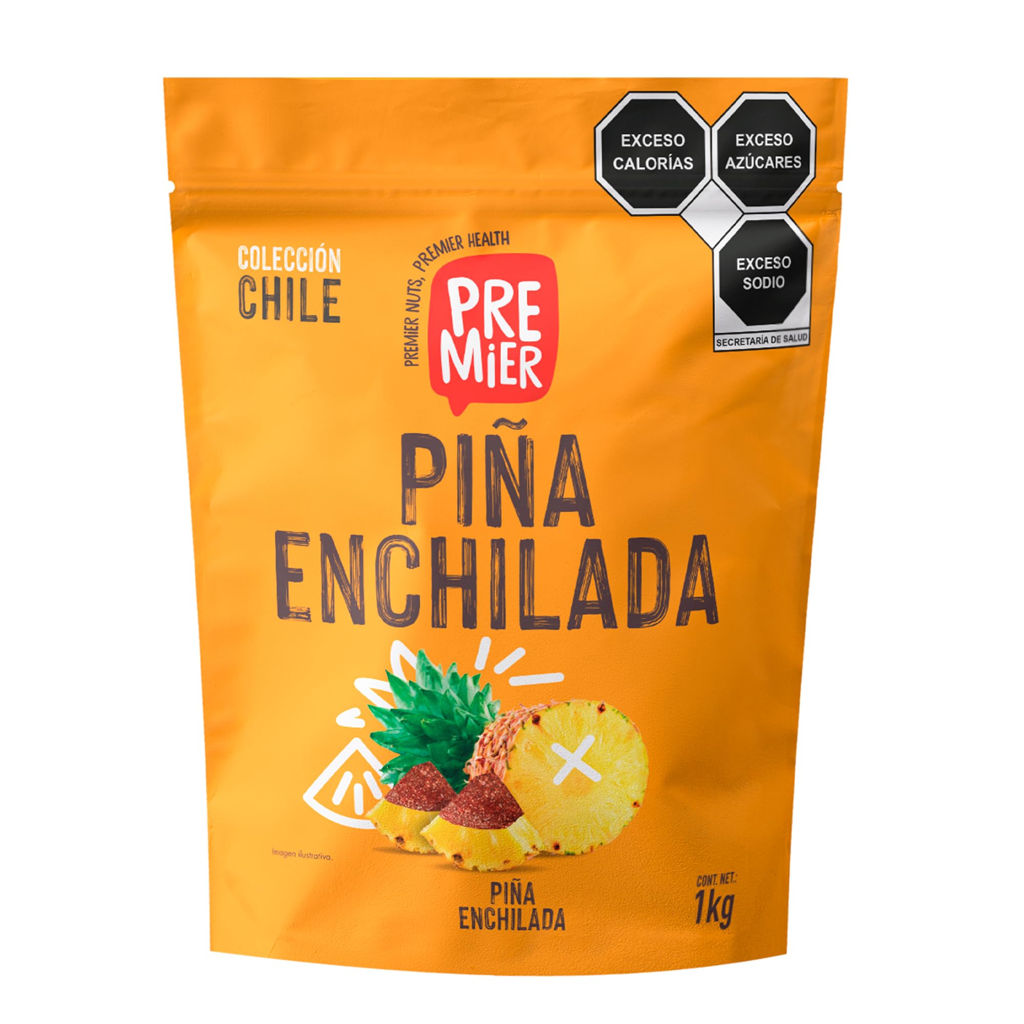 GRUPO PREMIER | Piña Enchilada - 1kg | Piña 100% Natural | Snacks ...