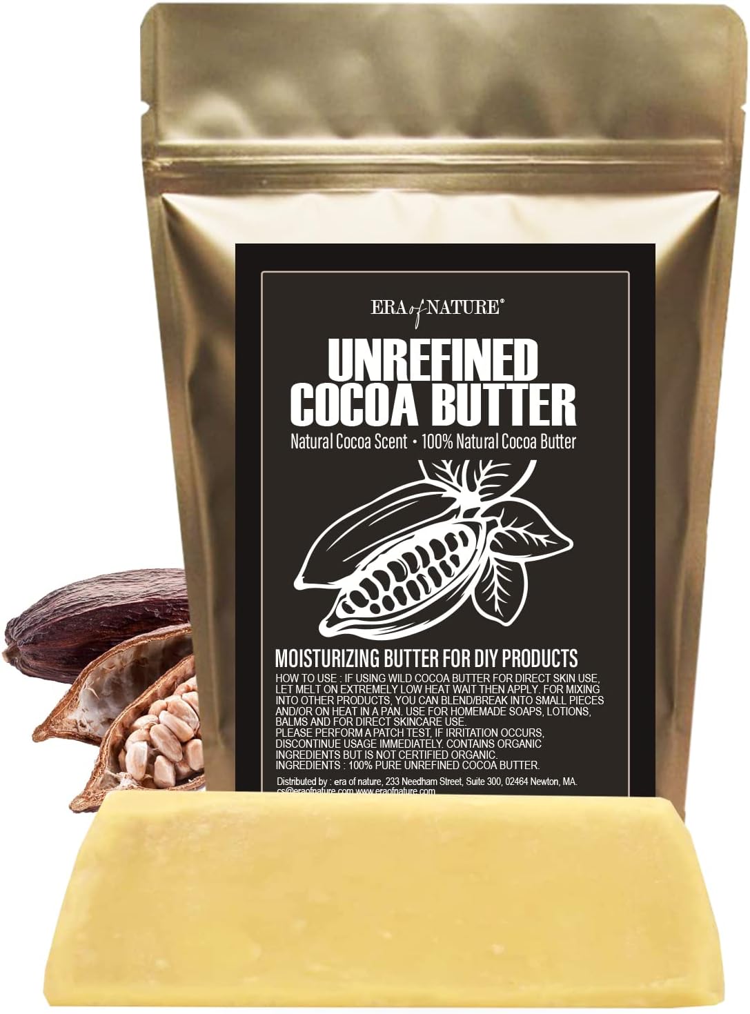 Amazon.com : ANCIENT HEALTH REMEDIES Organic Unrefined Raw NATURAL COCOA (CACAO) BUTTER BLOCKS ...