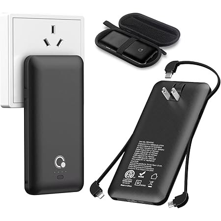 Amazon.com: Portable Power Bank, Ultra Slim 10000mAh Portable Charger ...