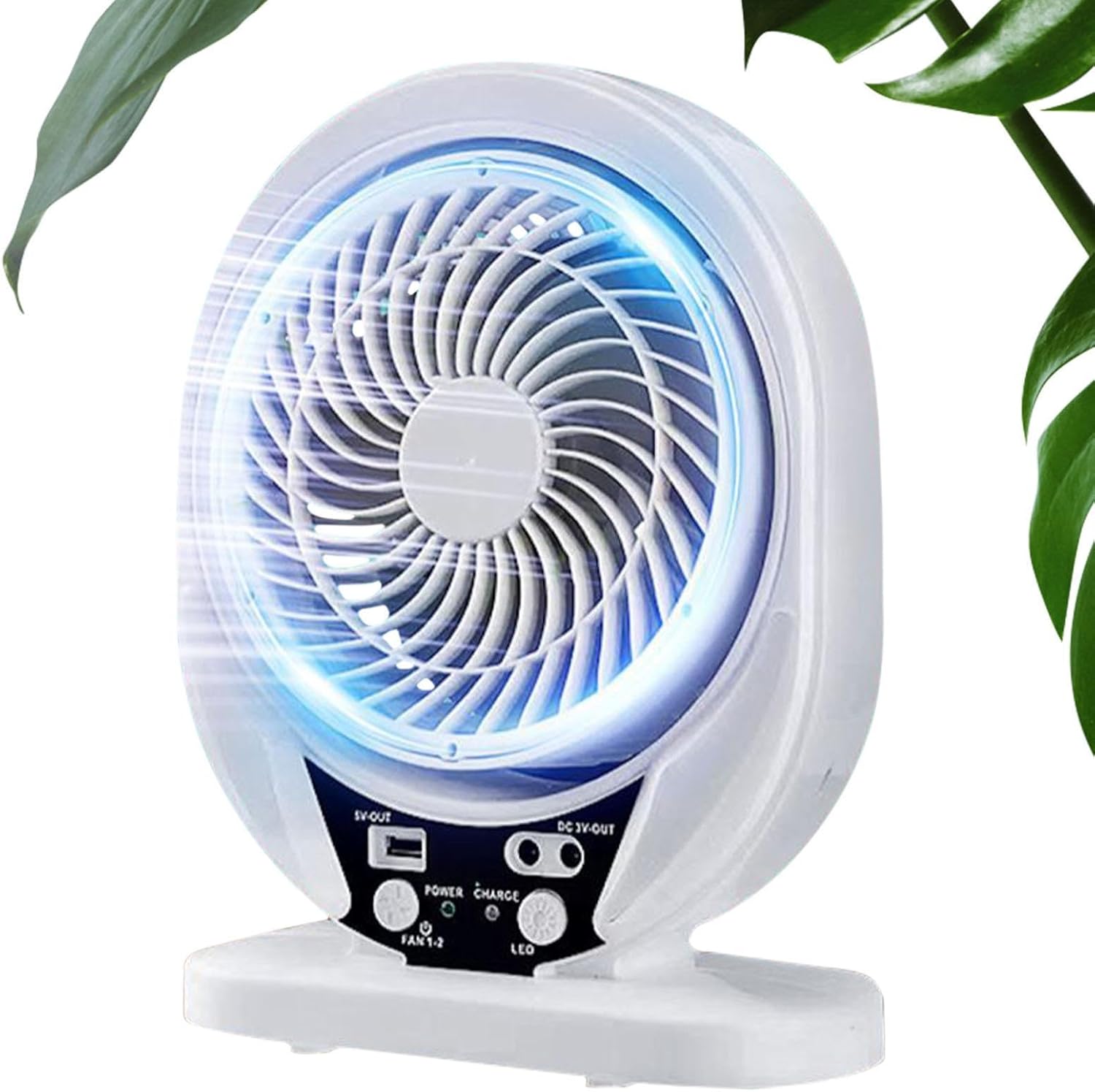 Jinlinvy Air Circulation Fan - USB Rechargeable Air Circulator Fan ...