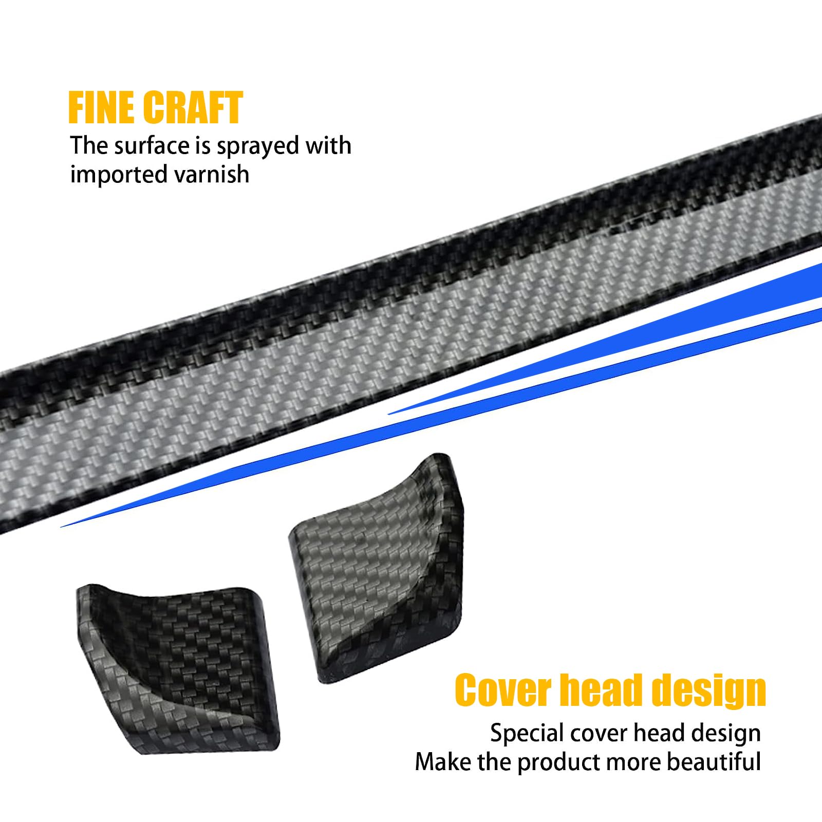 Snapklik.com : ZKFAR 1 PC Universal Car Decorative Strip, 59In Car ...